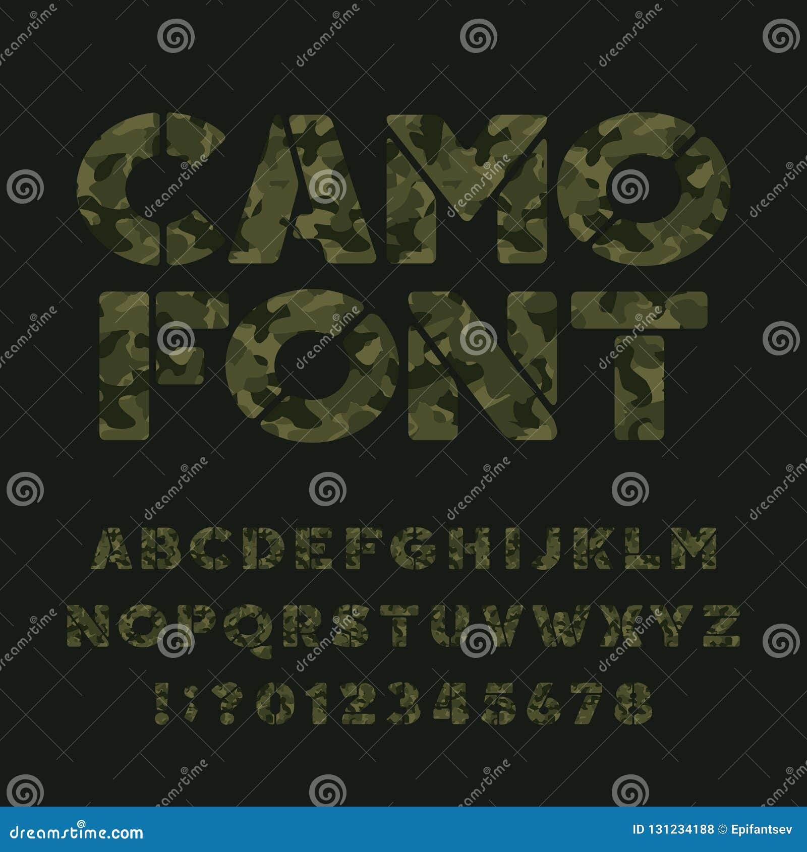 Camo Stencil Alphabet Font. Military Camouflage Letters and Numbers on ... Camo Stencil Alphabet Font. Military Camouflage Letters and Numbers on ...