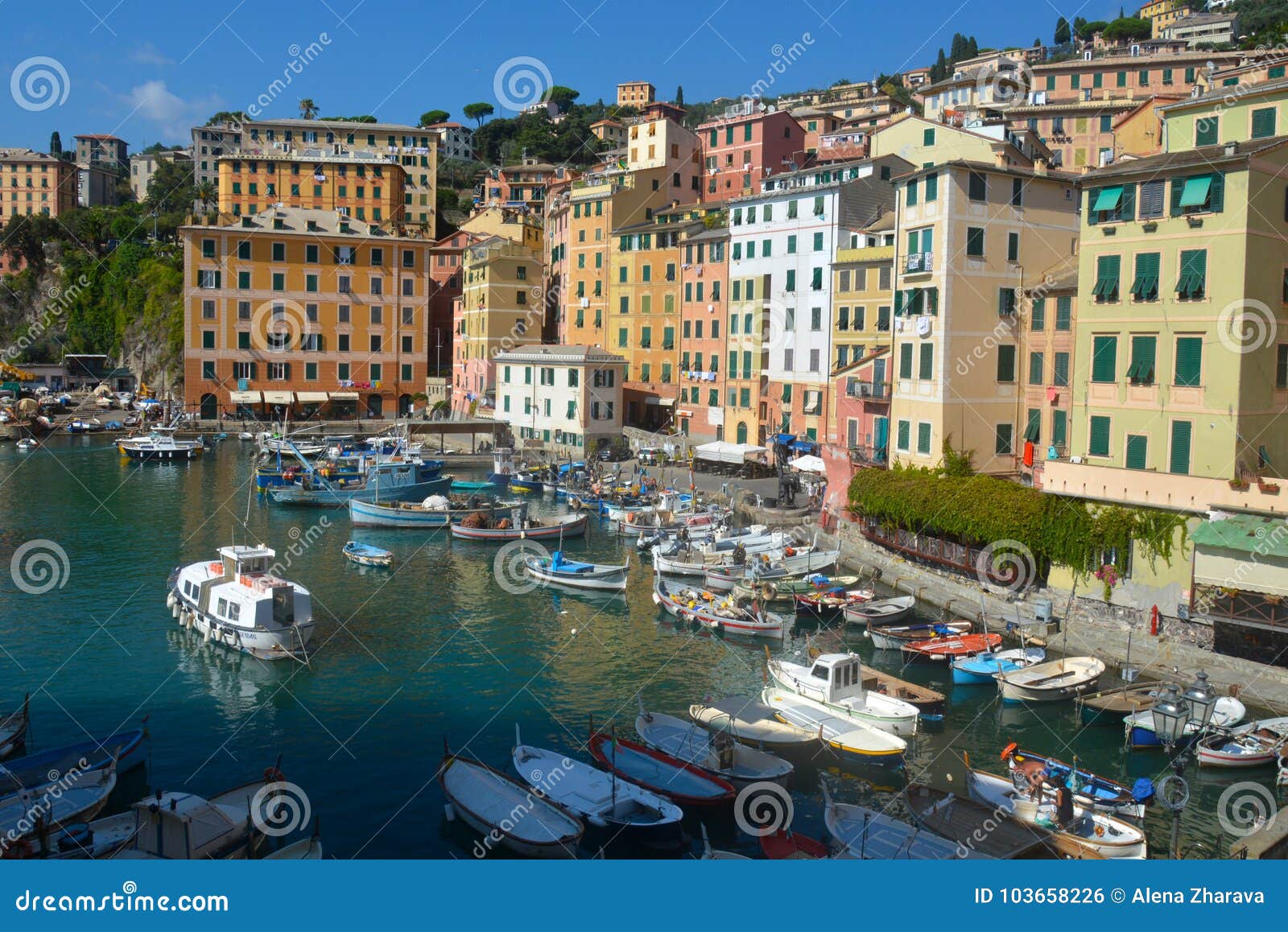 Camogli Italy Liguria zdjęcie editorial. Obraz złożonej z widok - 103658226