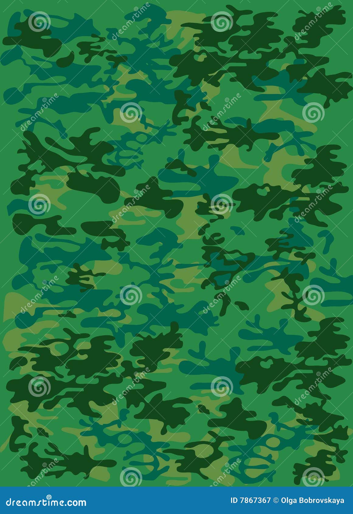 Camouflage Cartoon Vector | CartoonDealer.com #7867367