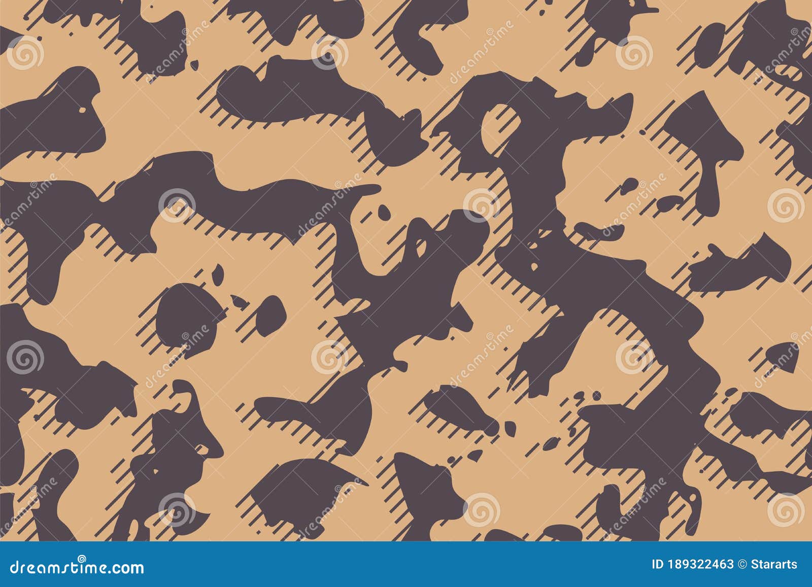 Camouflage Army Fabric Texture in Brown Shades Background Stock ...