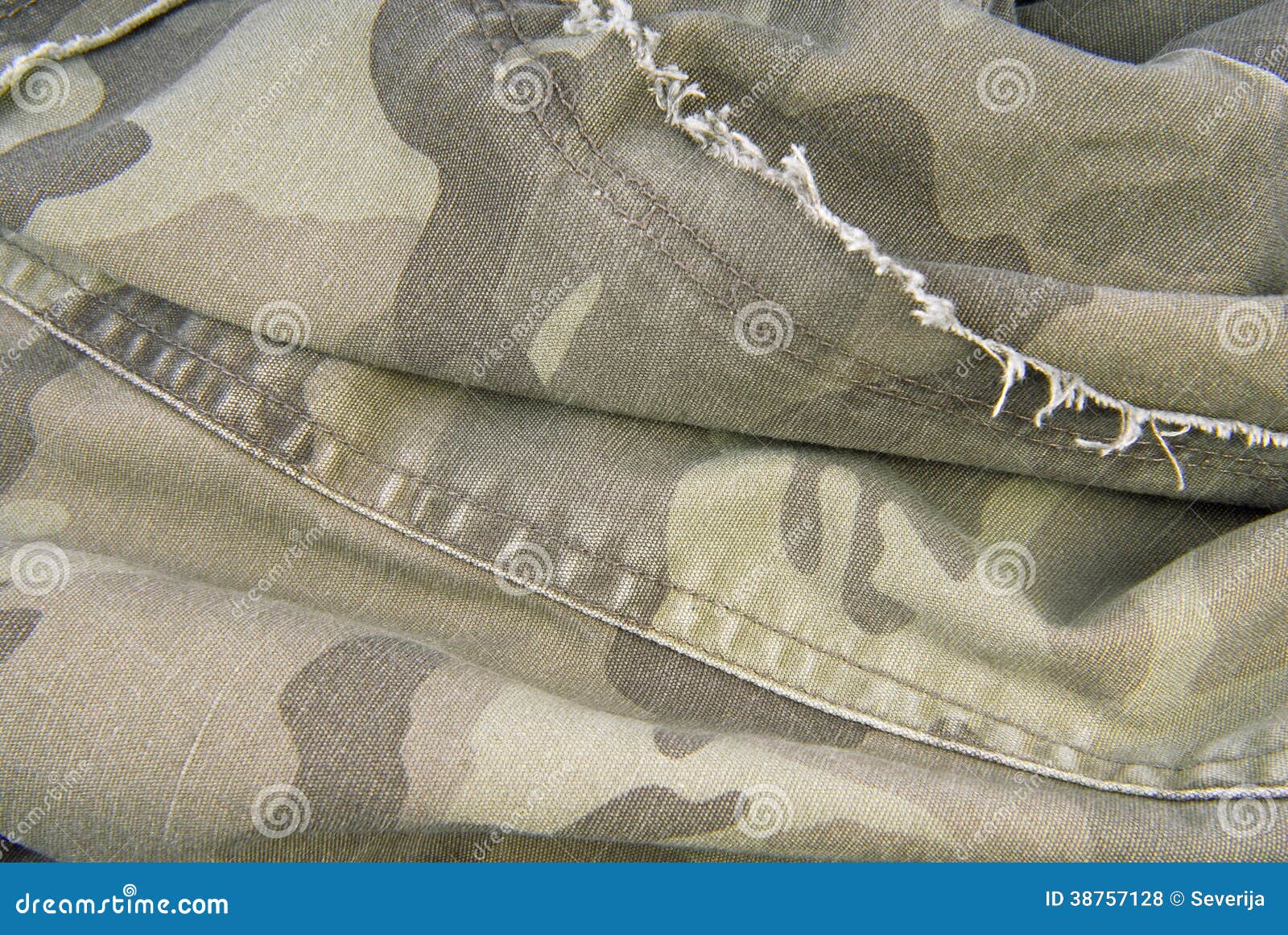 Camouflage Cloth Texture Crumpled Stock Photo - Image of design ...