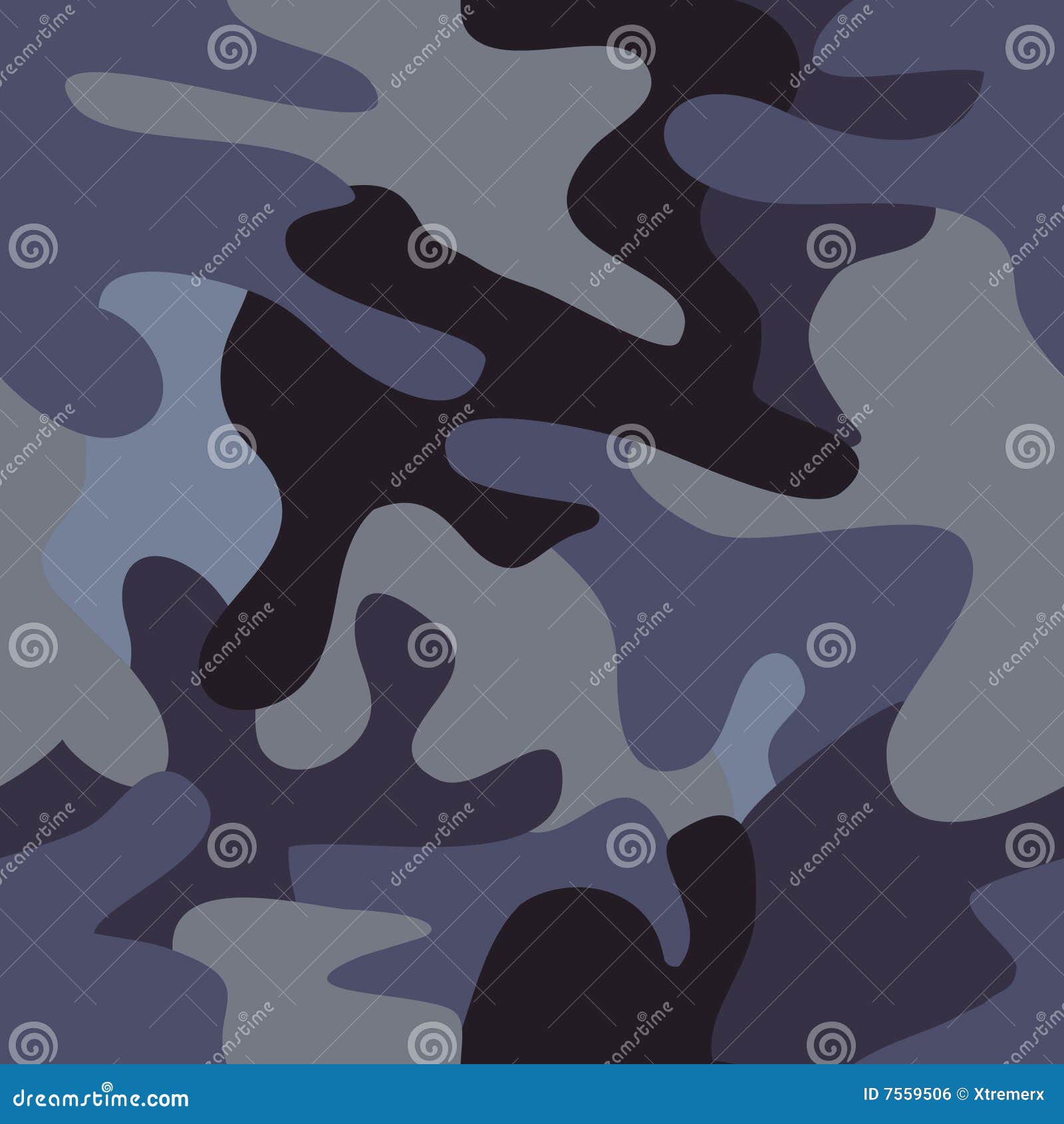 Camouflage Commando Army Seamless Pattern. Stock Vector - Illustration ...