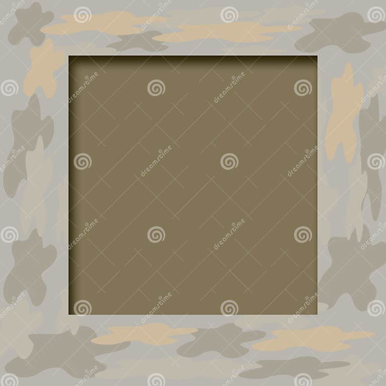 Camouflage frame stock illustration. Illustration of frame - 4012667