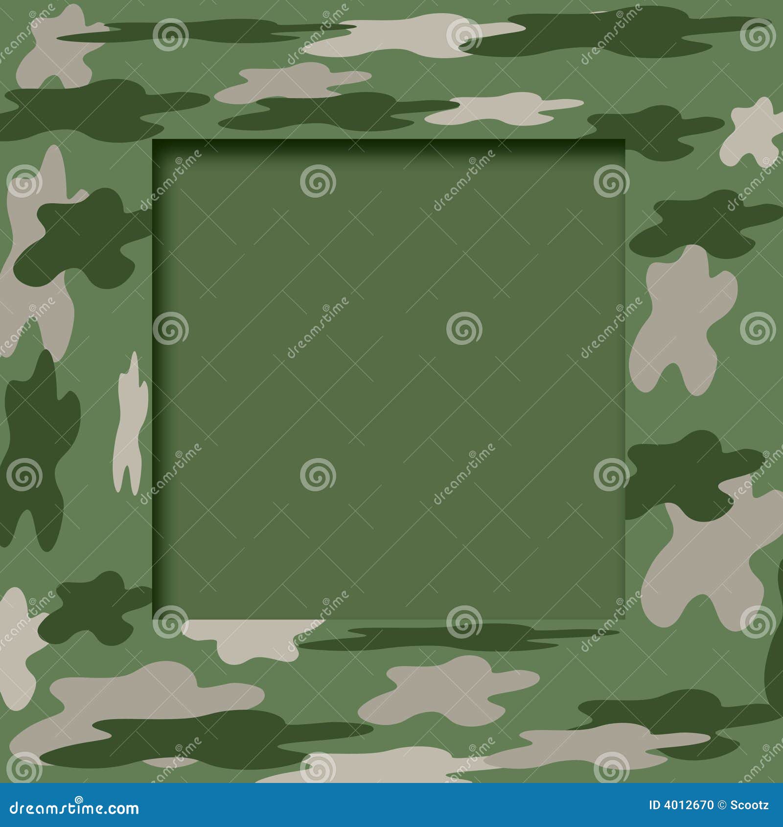 Camouflage Frame Stock Photography | CartoonDealer.com #4012670