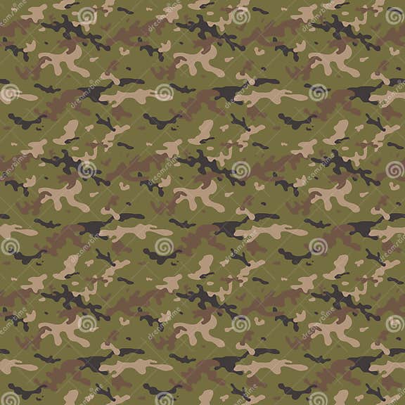 Camouflage Multi Seamless Tile Pattern Stock Vector - Illustration of ...