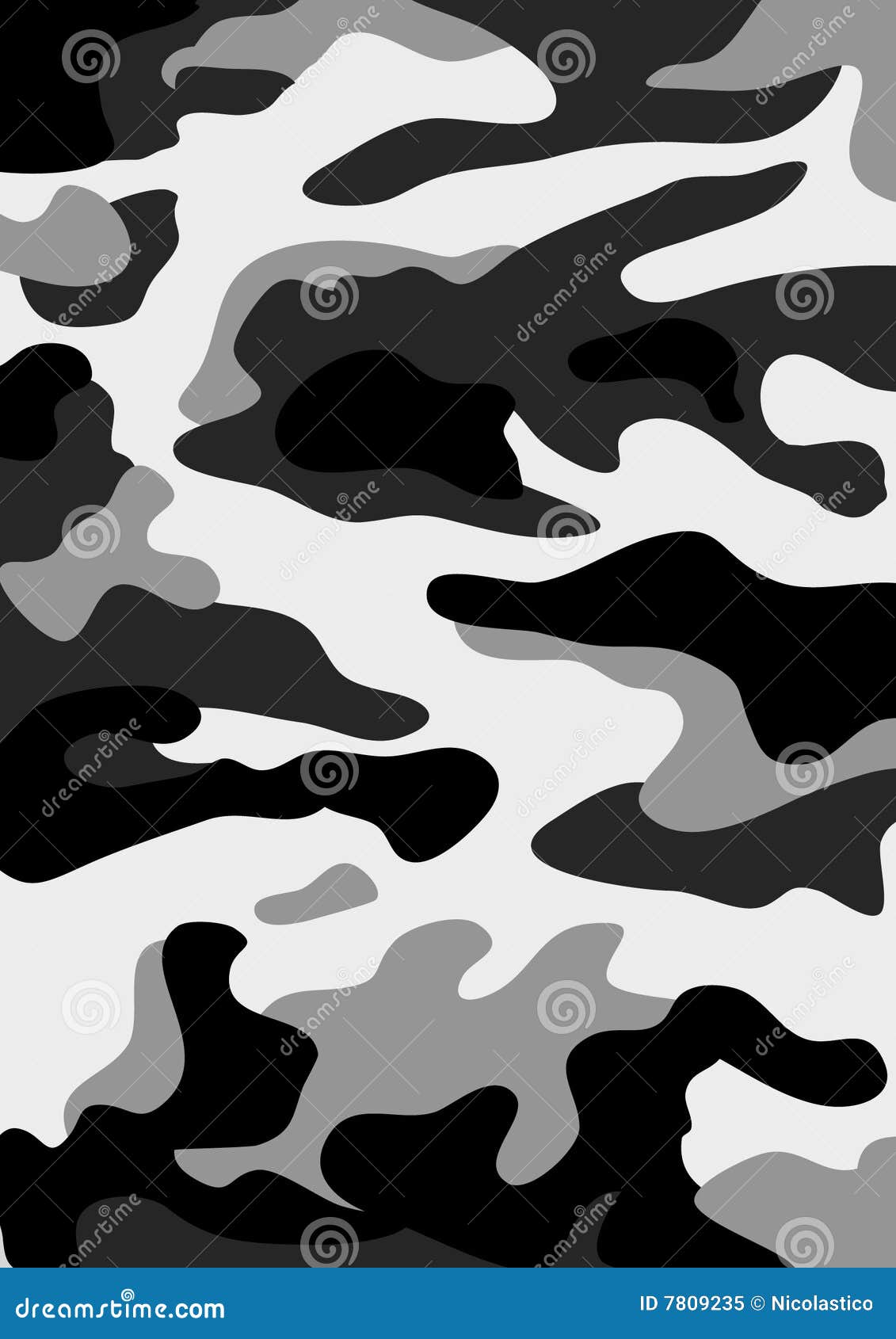 Camouflage Pattern stock vector. Illustration of blend - 7809235