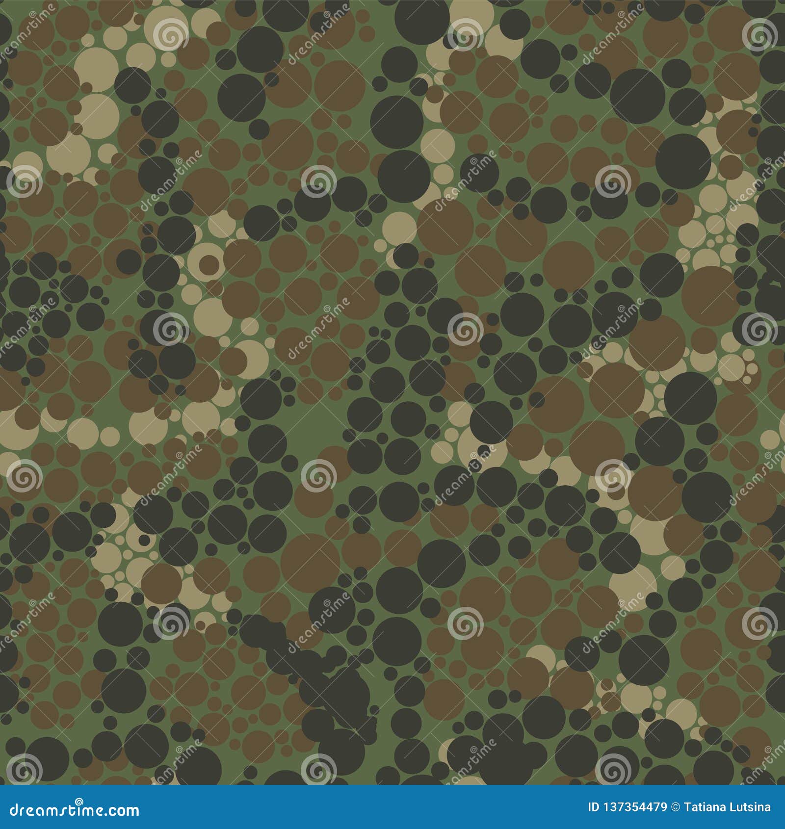 Fun Pop Camoflauge Background Pattern Cartoon Vector | CartoonDealer ...