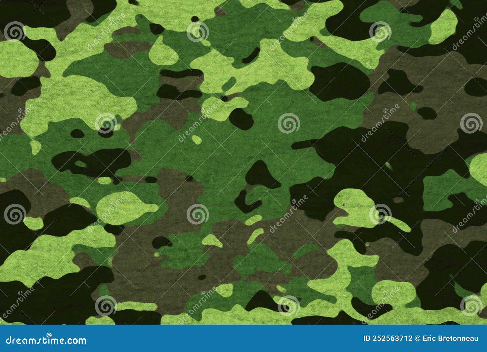 Realistic Camouflage Seamless Pattern. Hunting Camo For Cloth, Weapons ...