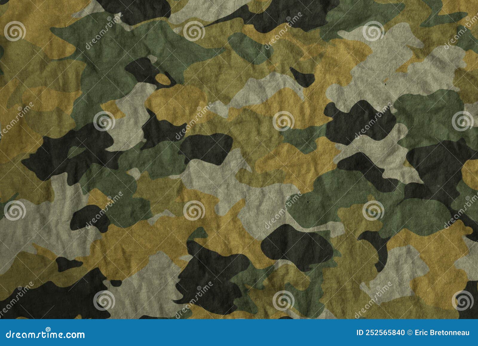 Realistic Camouflage Pattern Military Tarp Canvas Royalty-Free Stock ...