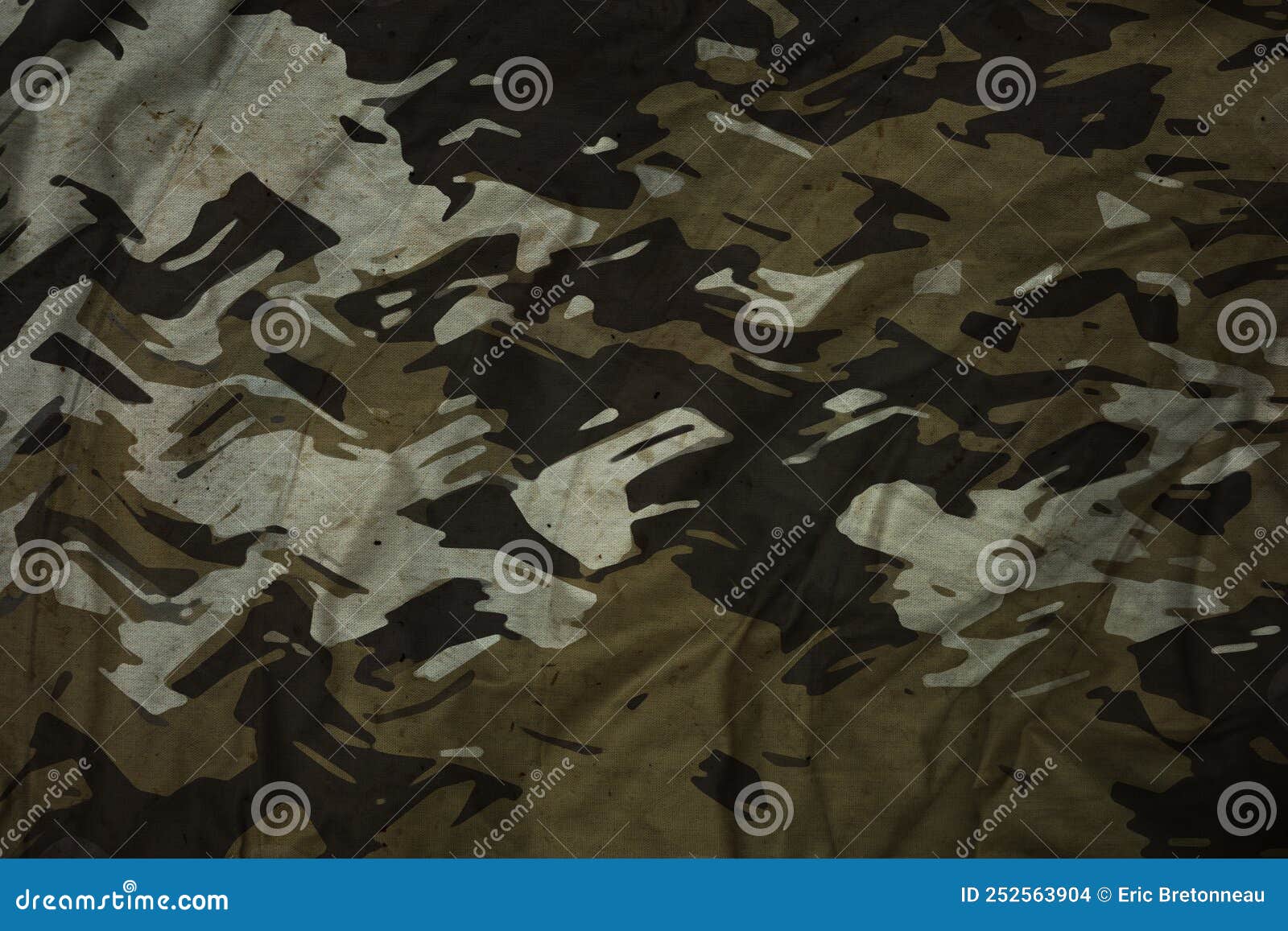 Realistic Camouflage Seamless Pattern. Hunting Camo For Cloth, Weapons ...
