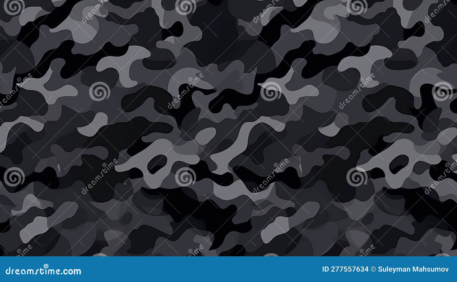 Camouflage Pattern. Trendy Dark Gray Camouflage Fabric Stock ...