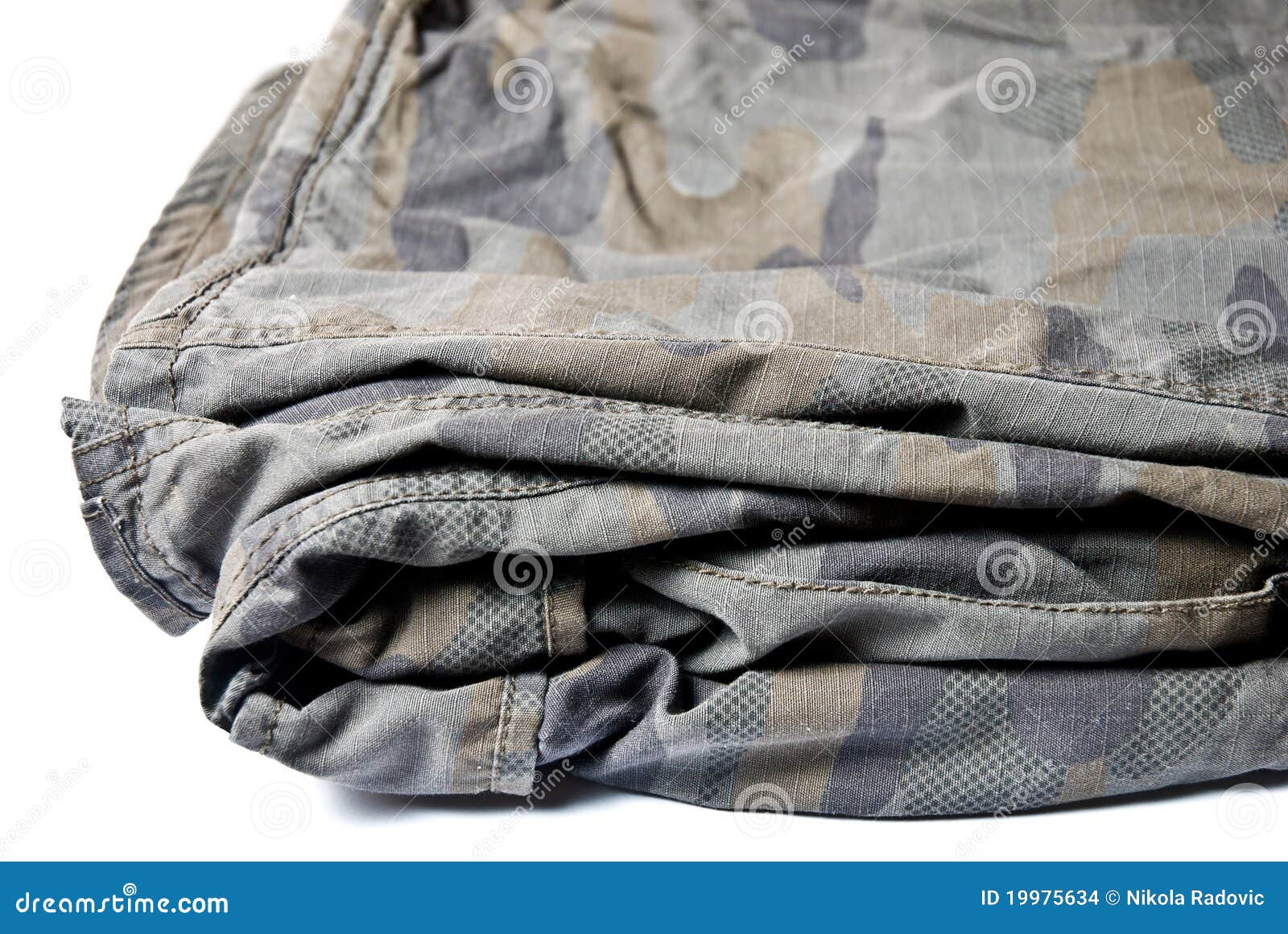 Camouflage Pattern Trousers Stock Photo - Image of button, forest: 19975634