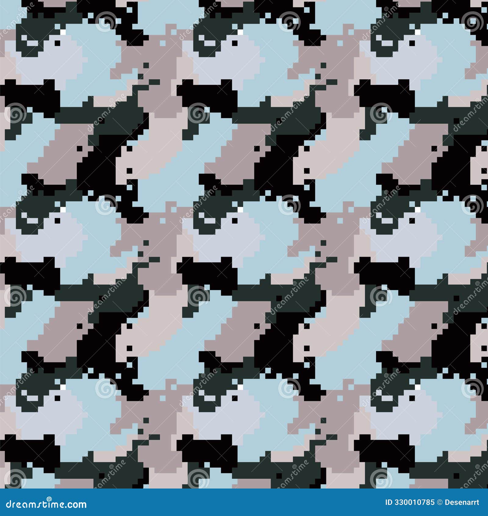 Camouflage Pixel Pattern for Hunting. Military Texture Stock ...