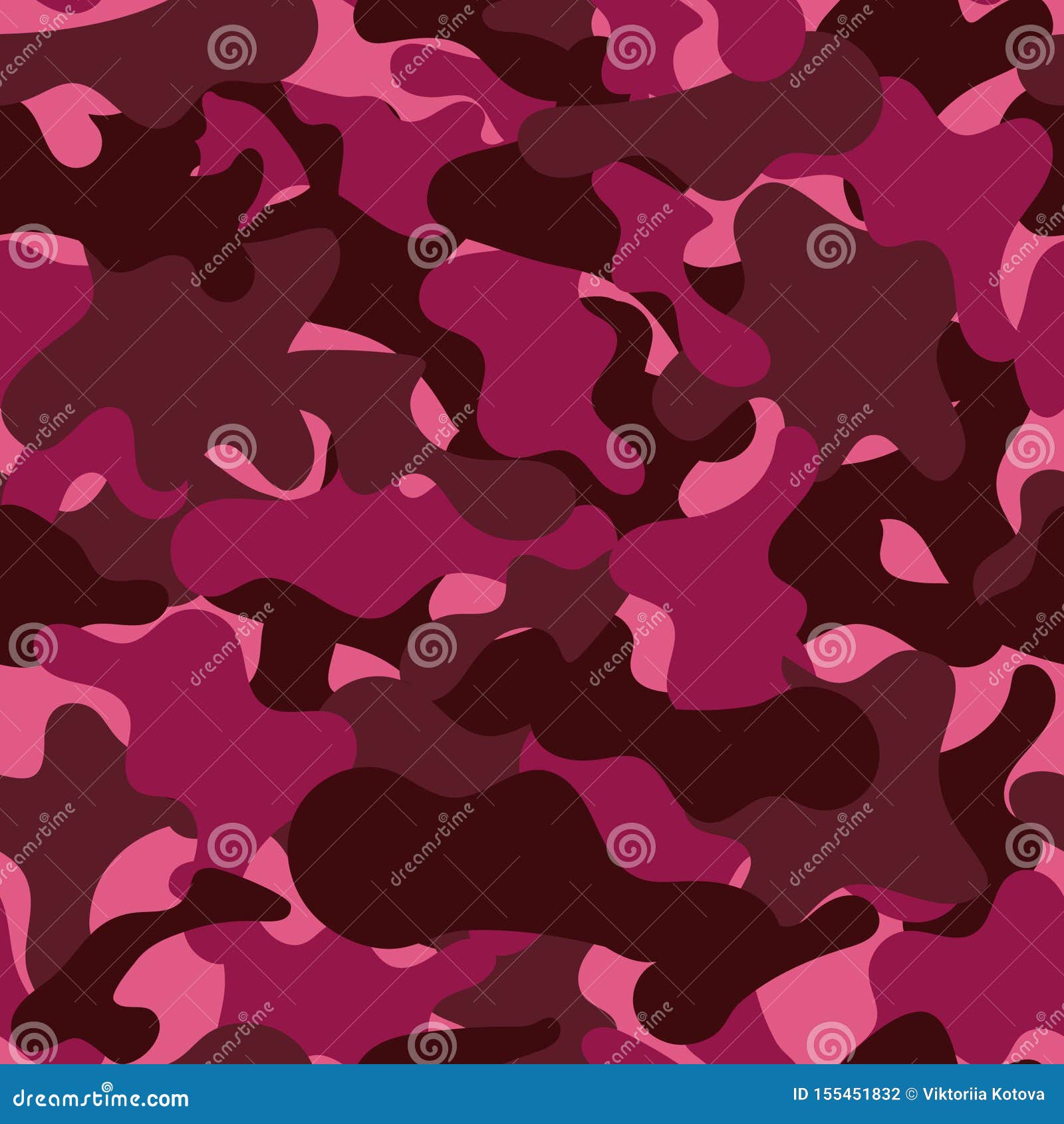 Camouflage Rose Seamless Pattern Texture. Abstract Modern Vector ...