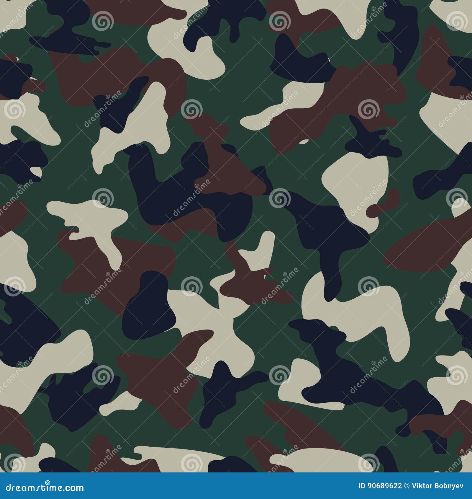 Camouflage Seamless Color Pattern Stock Vector - Illustration of color ...
