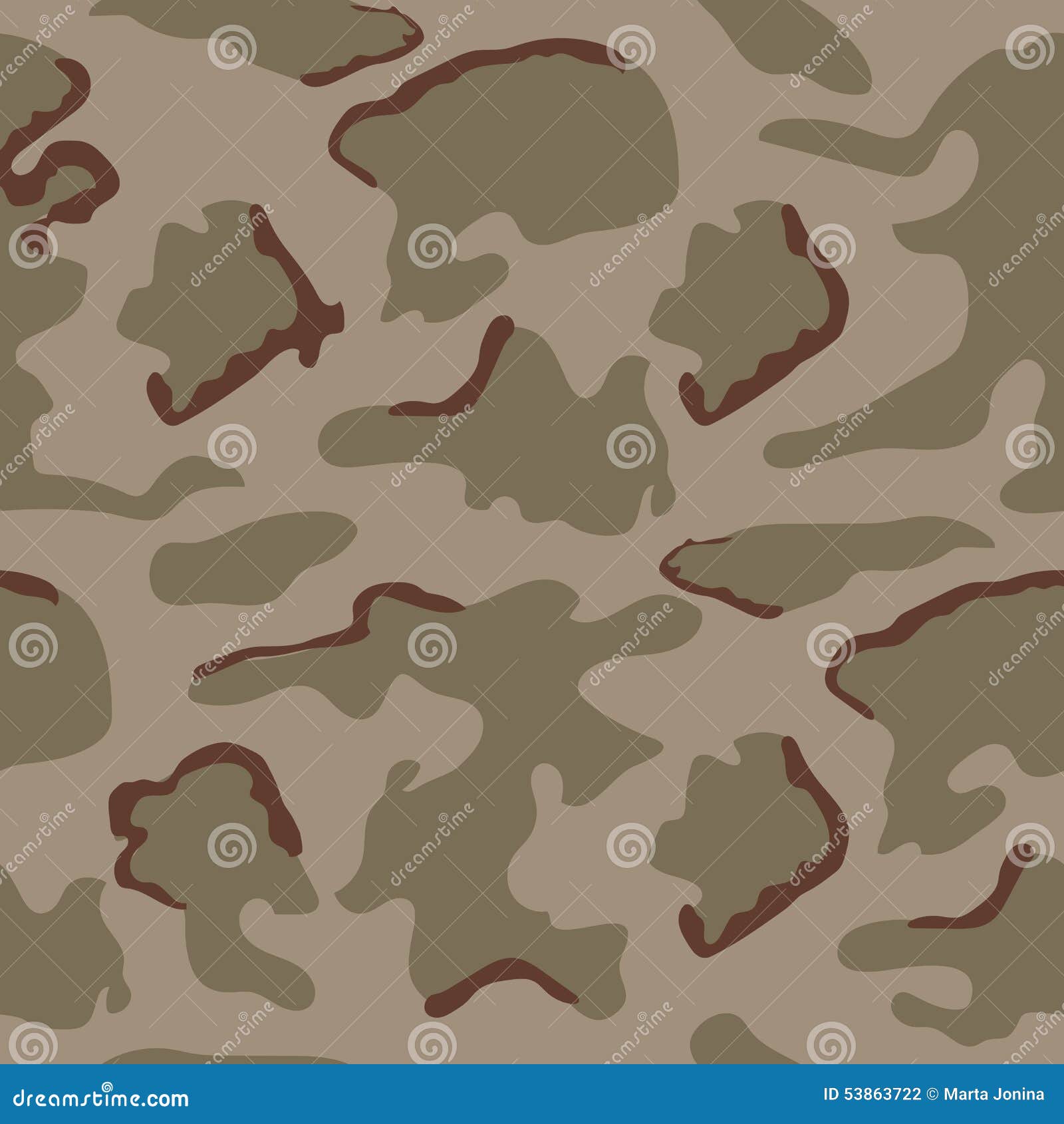 Camouflage Seamless Pattern Stock Illustration - Illustration of ...