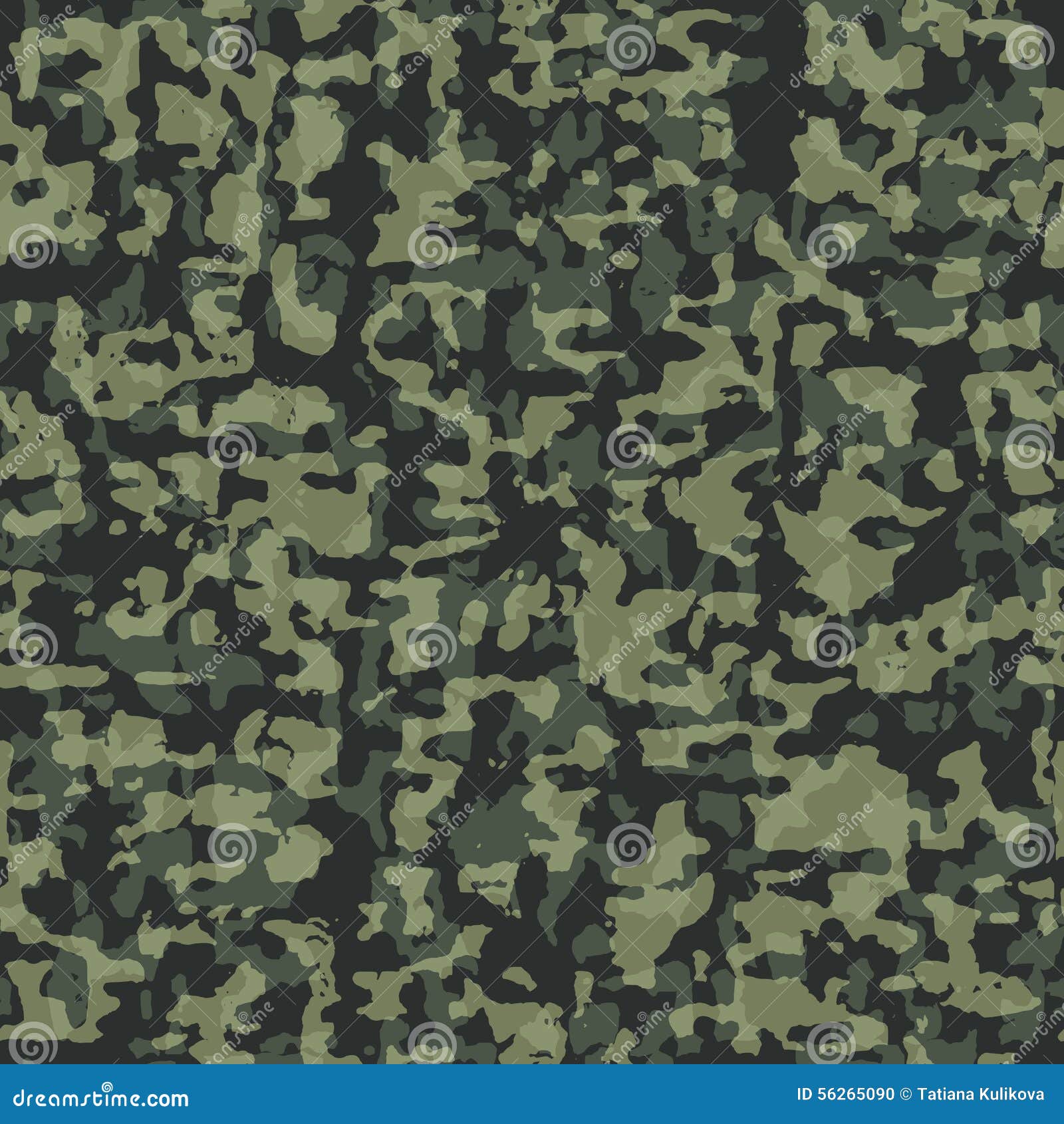 Camouflage Seamless Pattern Stock Vector - Illustration of ornament ...