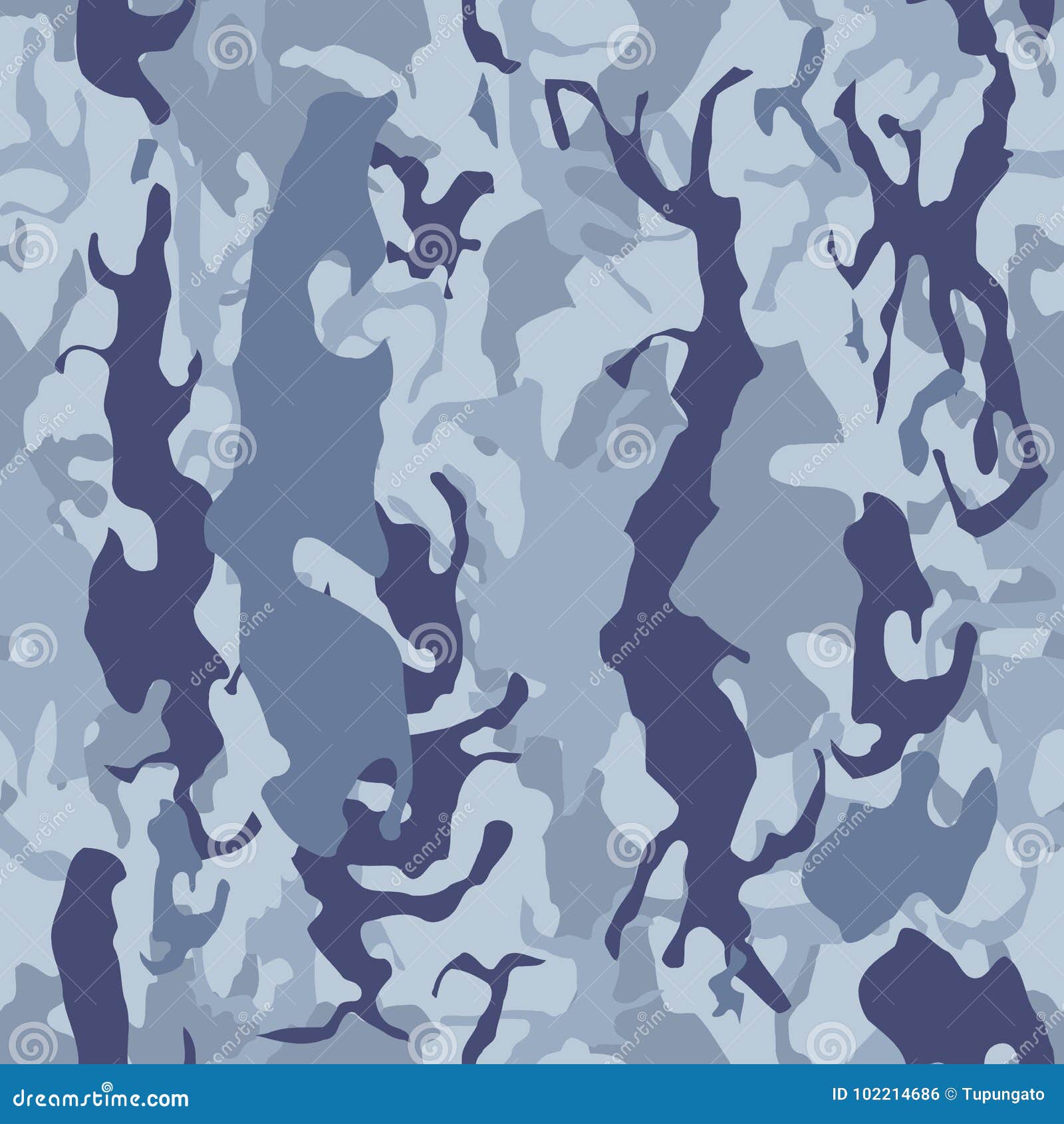 Blue camouflage stock vector. Illustration of camo, texture - 102214686