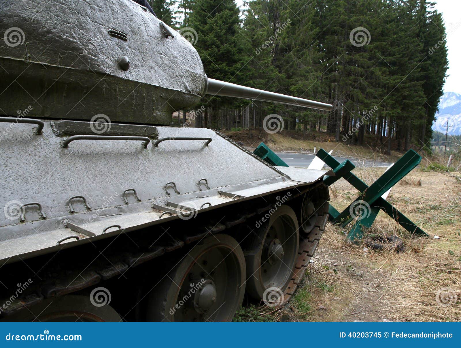 Camouflage Tank Used during the War in Defense Stock Image - Image of ...