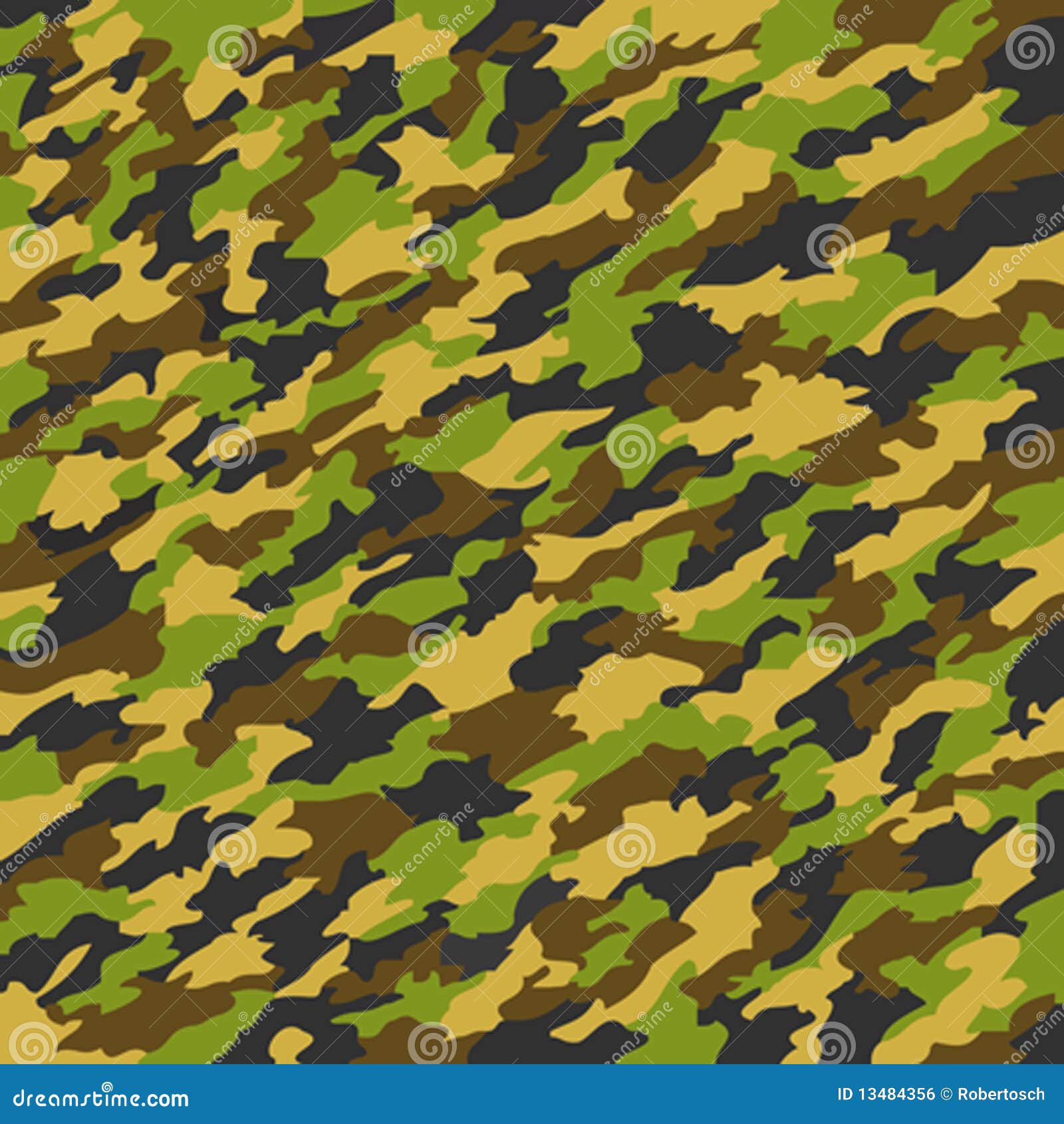 Camouflage Texture Seamless Vector Pattern | CartoonDealer.com #191089048
