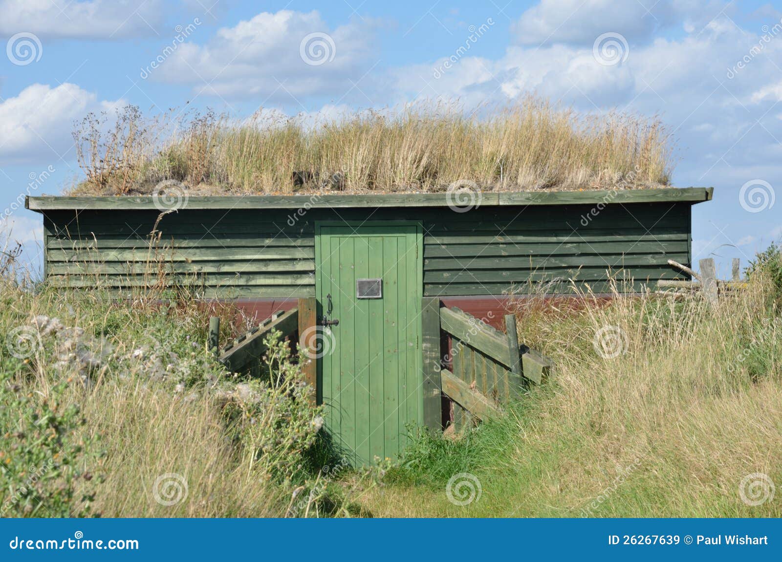 Camouflaged Bird Hide stock image. Image of north, watching - 26267639
