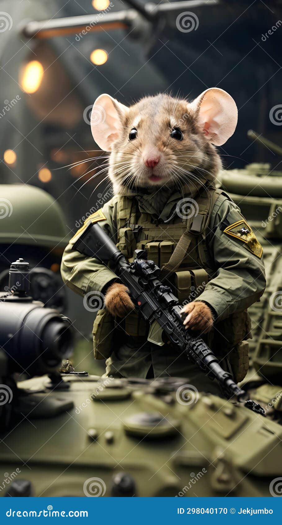 Camouflaged Guardian: Mouse Chronicles Army Adventures with Valor Stock ...