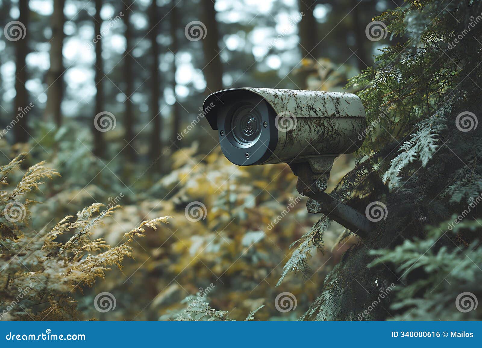 Camouflaged Tree-mounted Security Camera Providing Concealed Monitoring ...