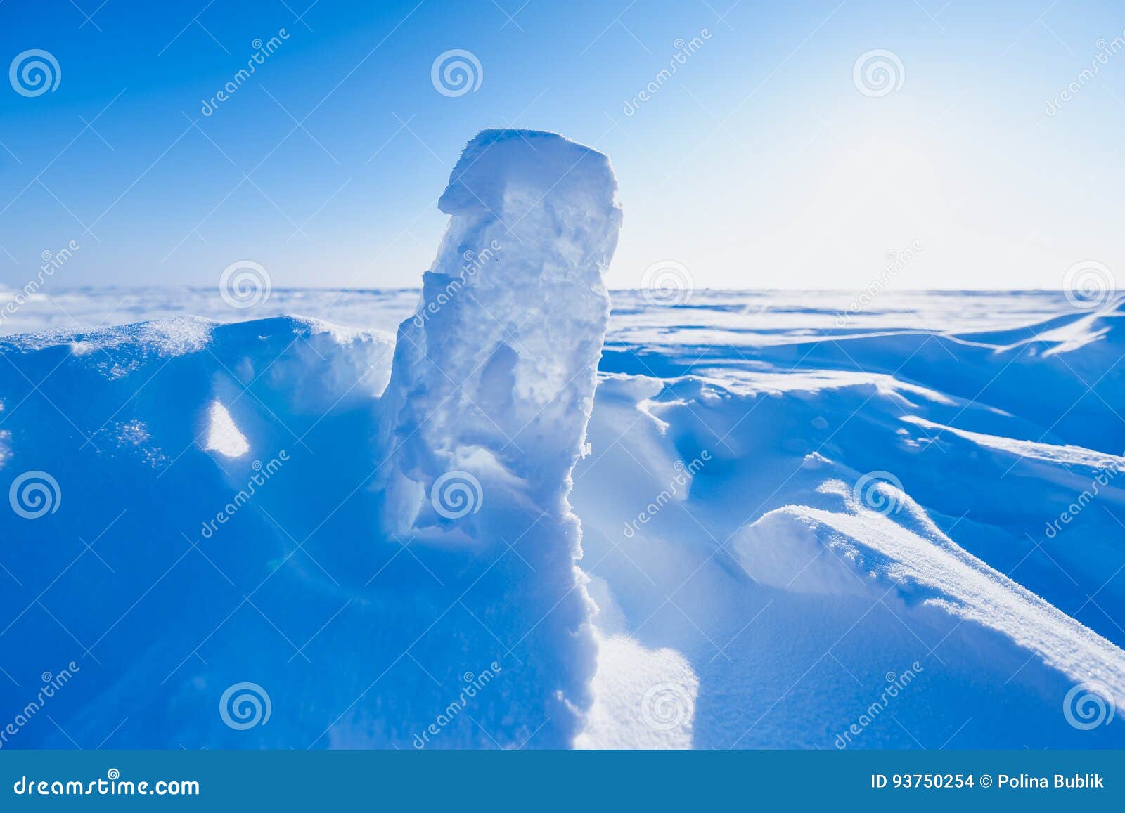 Camp Barneo at the North Pole Snow Plain Snow Cube Pattern Snowflakes ...