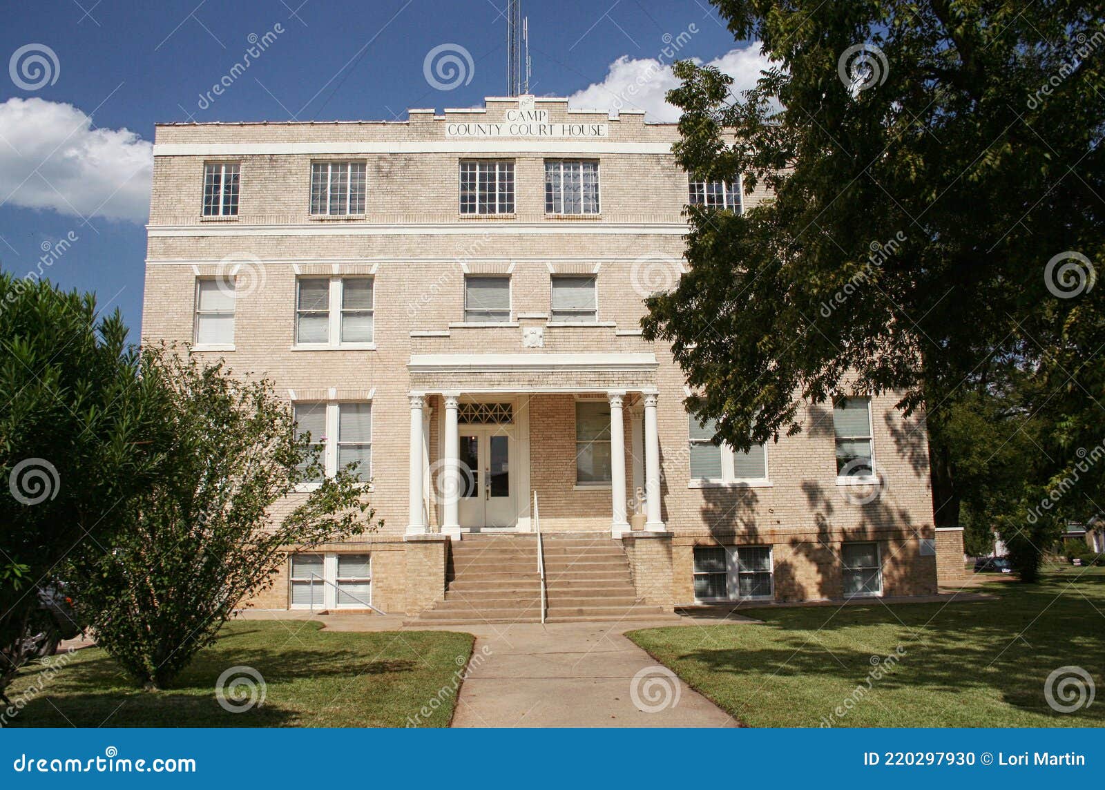 Camp County Courthouse Located in Pittsburg TX Stock Photo - Image of ...