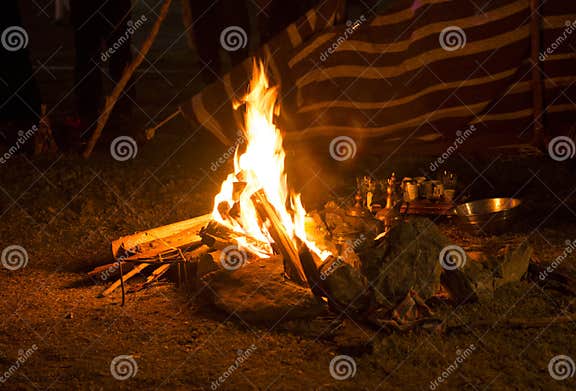 A camp fire stock image. Image of desert, burning, black - 38410843