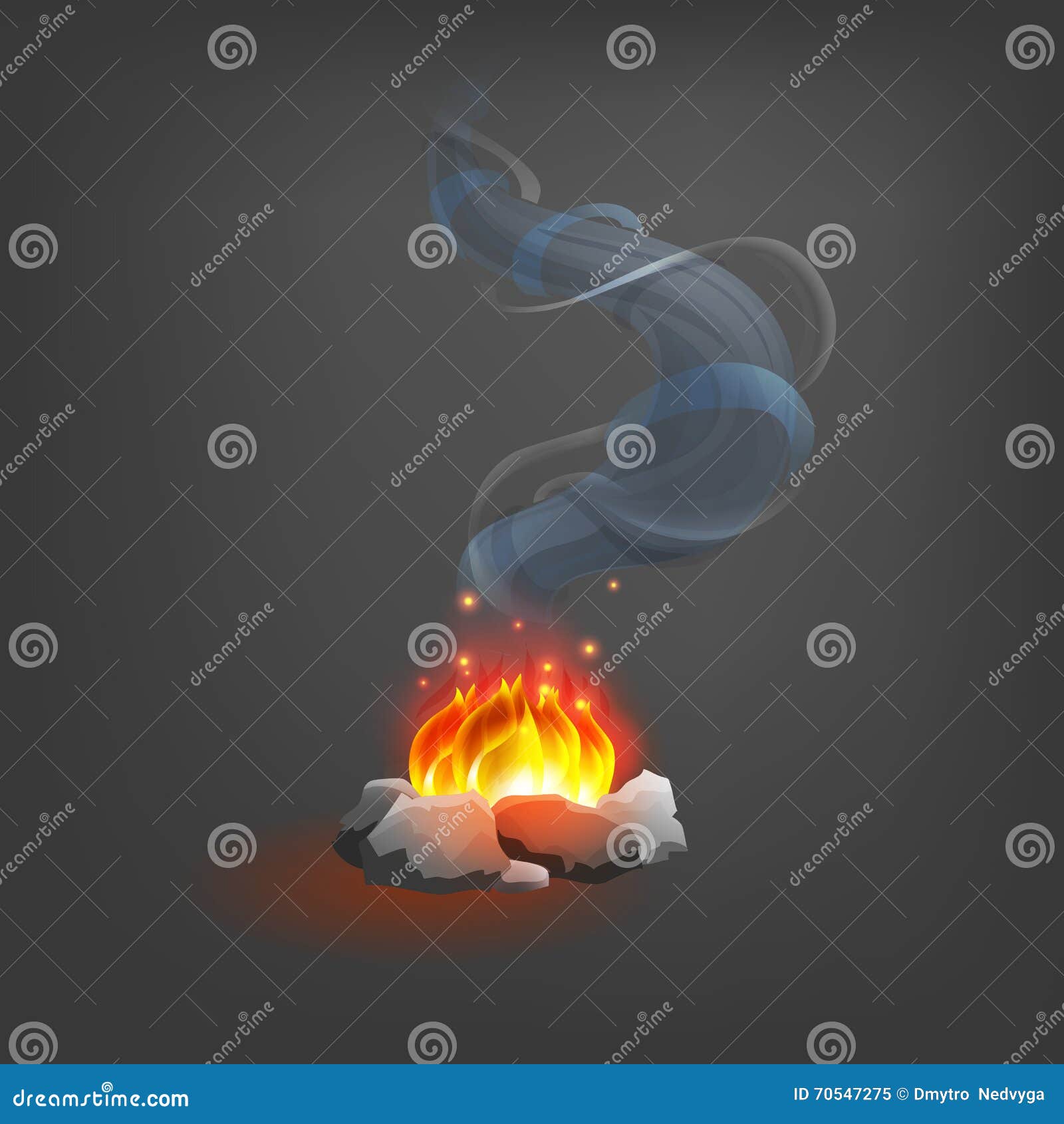 Camp Fire Animation Sprites. Cartoon Bonfire Animation Frames Vector ...