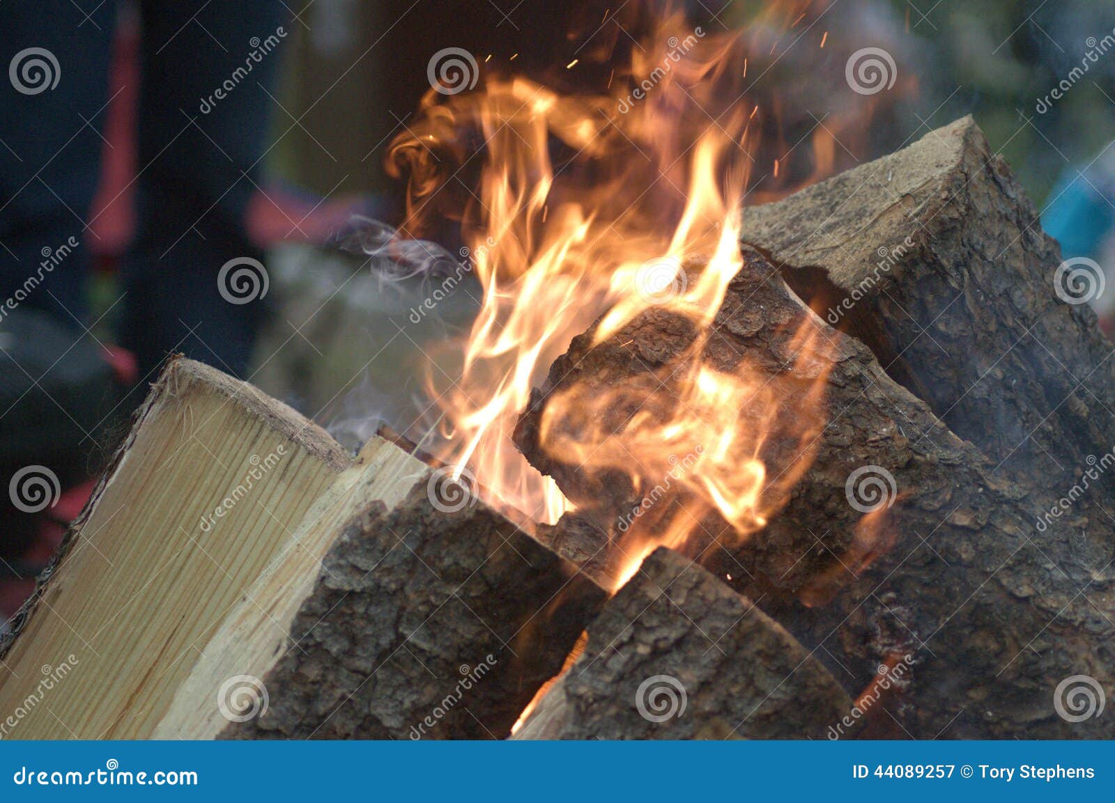 Camp Fire stock image. Image of weekend, fire, logs, family - 44089257