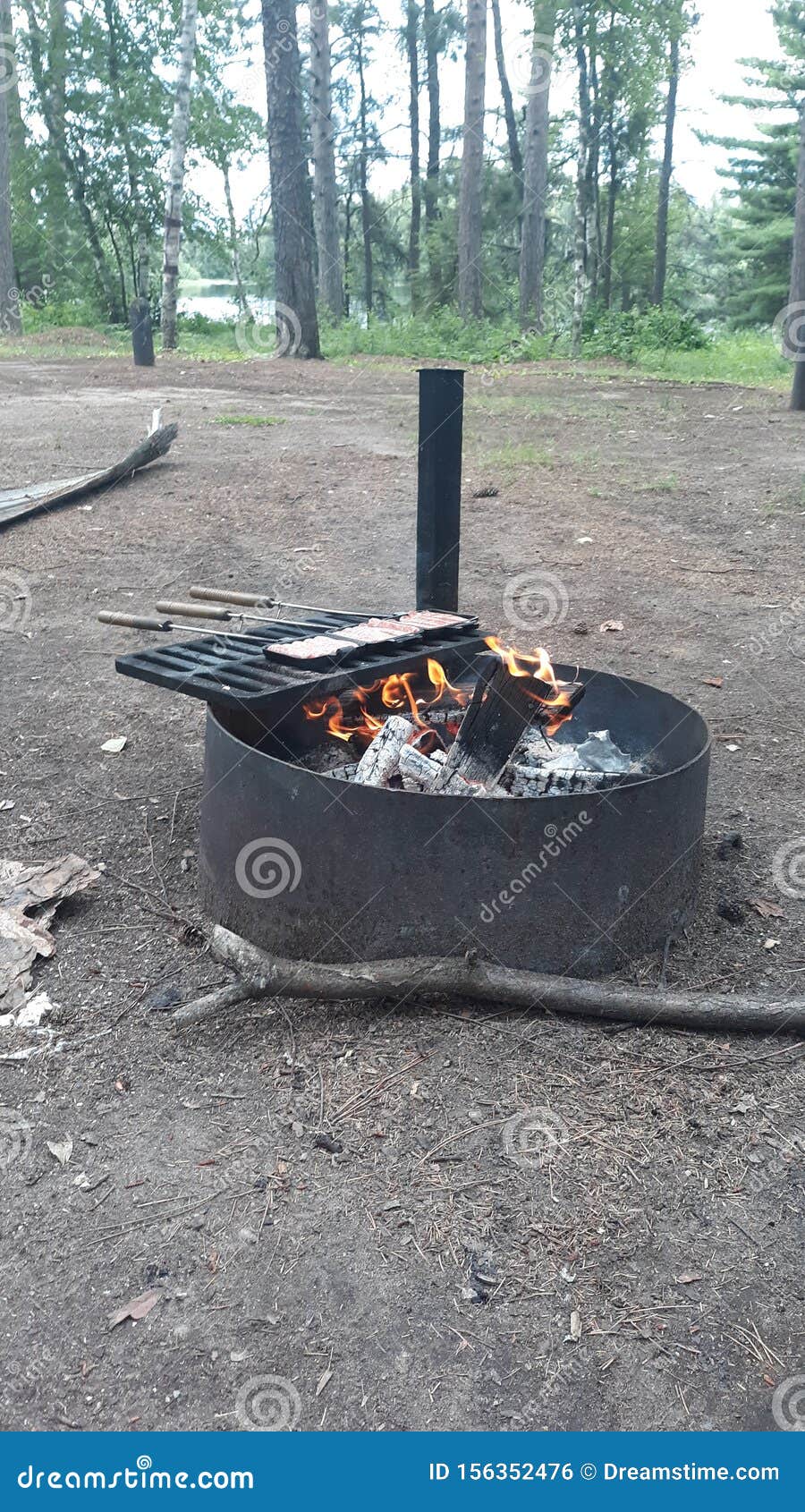 Camp fires in Minnesota stock photo. Image of fires - 156352476