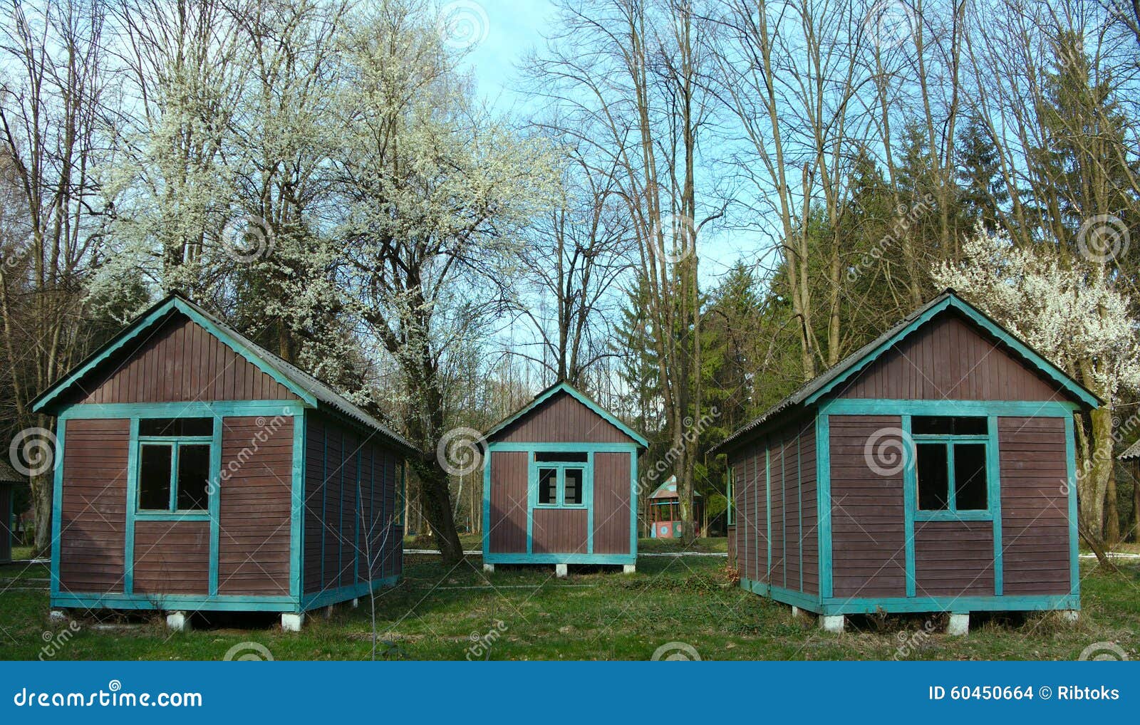 Camp houses stock photo. Image of beautiful, spring, travel - 60450664