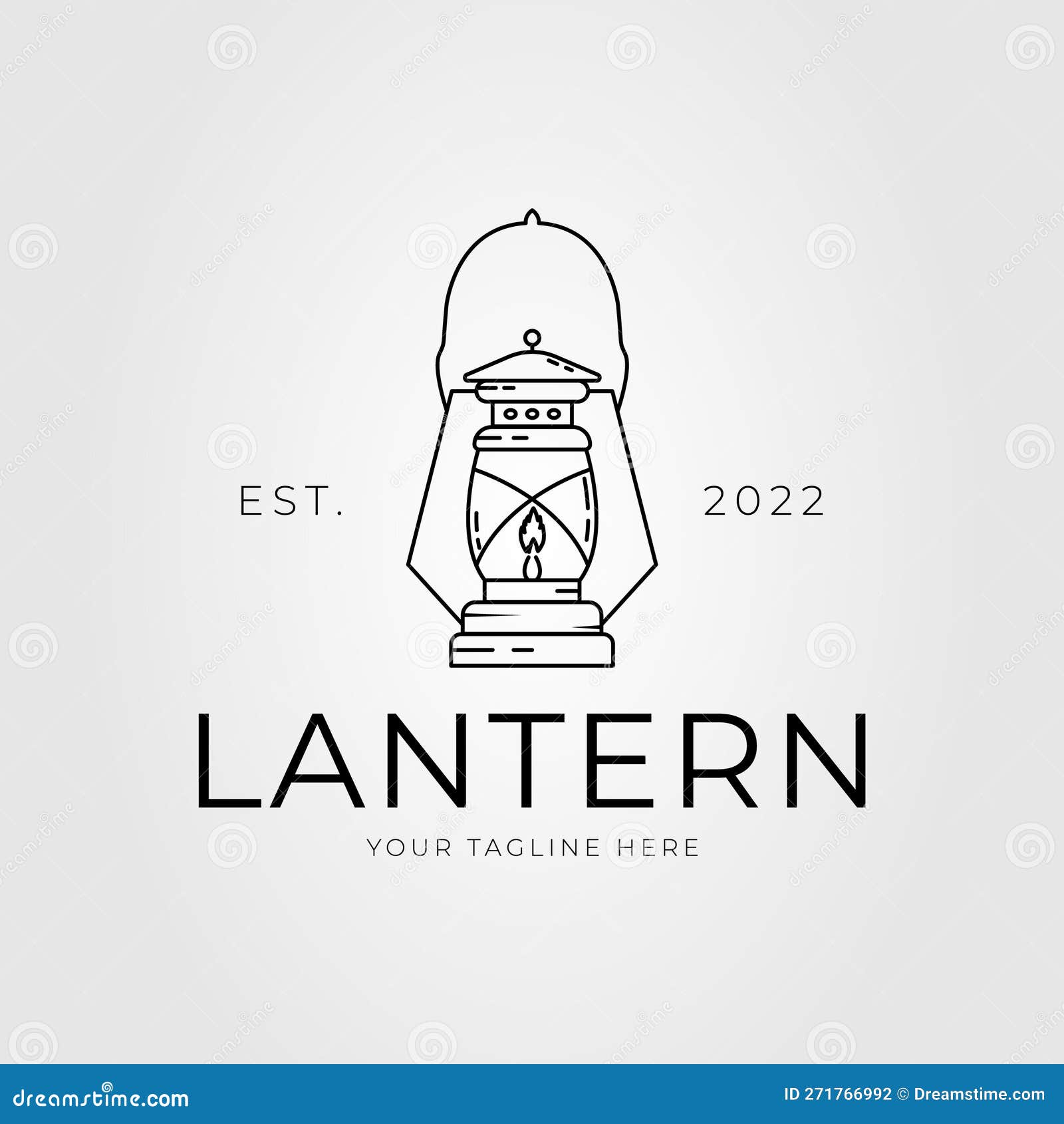 Camp Lantern or Mining Lamp Logo Vector Illustration Design Stock ...