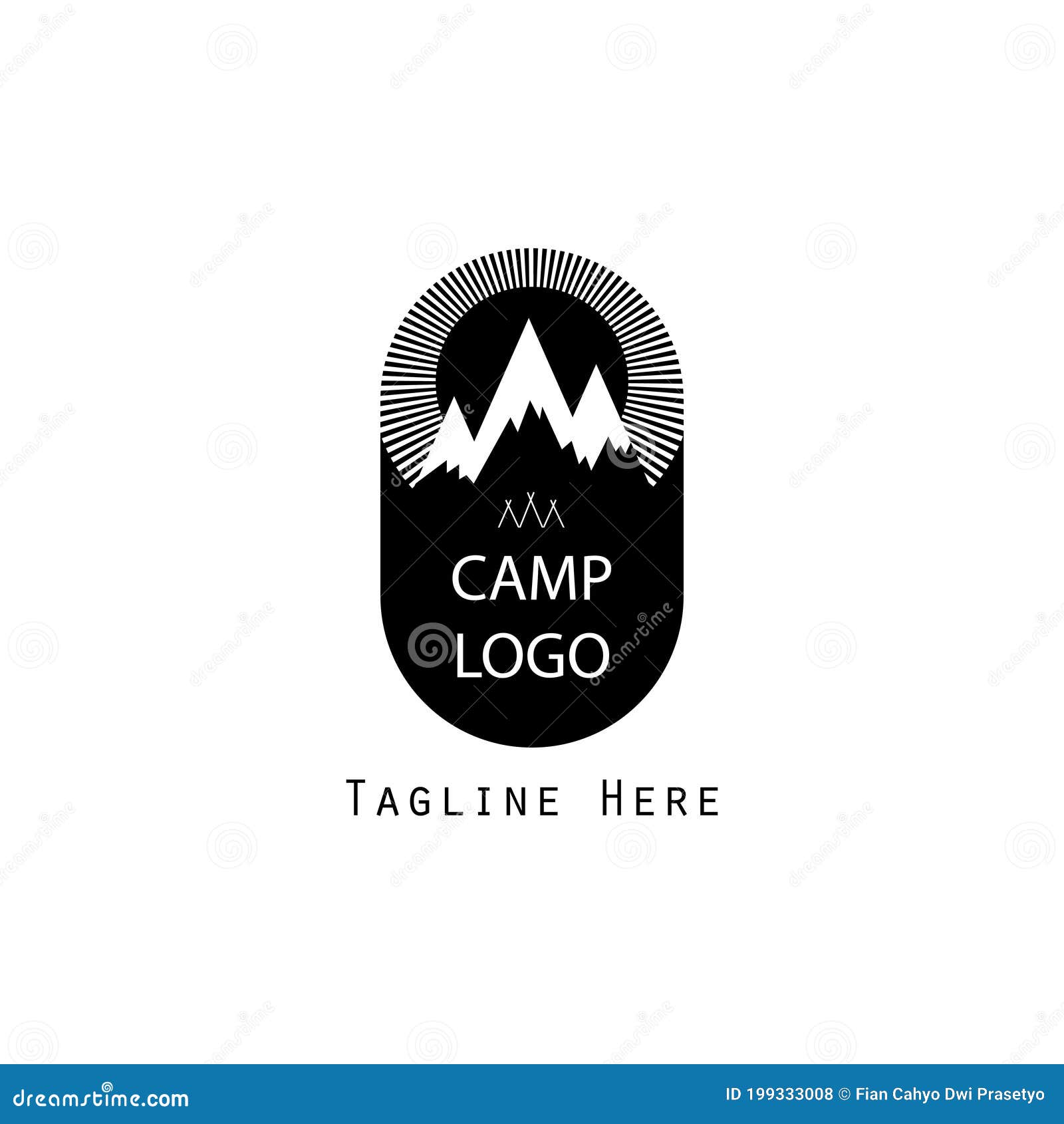 Camp Logo Concept Modern Design Stock Vector - Illustration of graphic ...