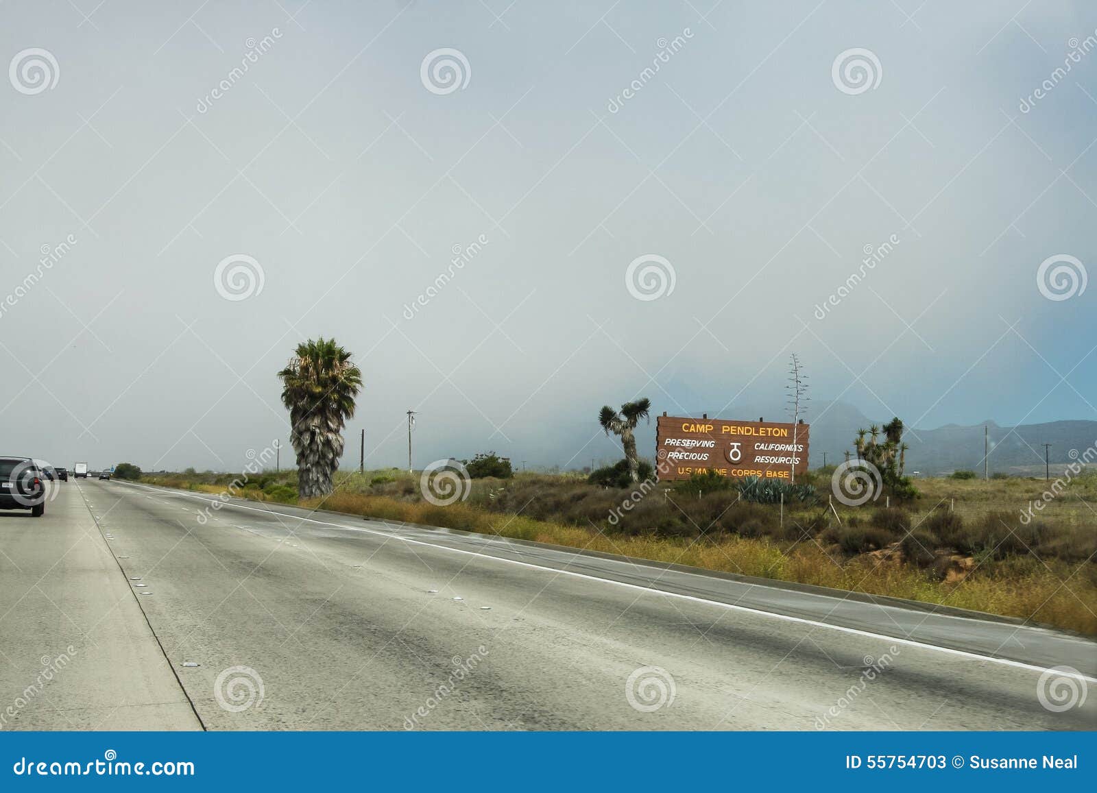 Camp Pendleton Sign in California Editorial Stock Photo - Image of ...