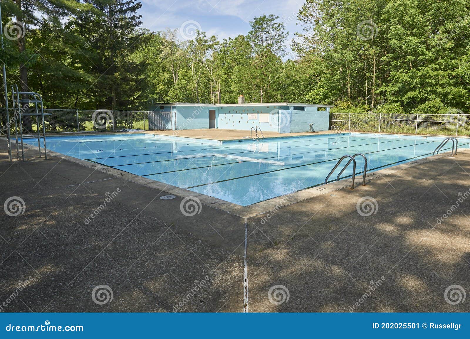 Camp swimming pool stock image. Image of swim, camp - 202025501