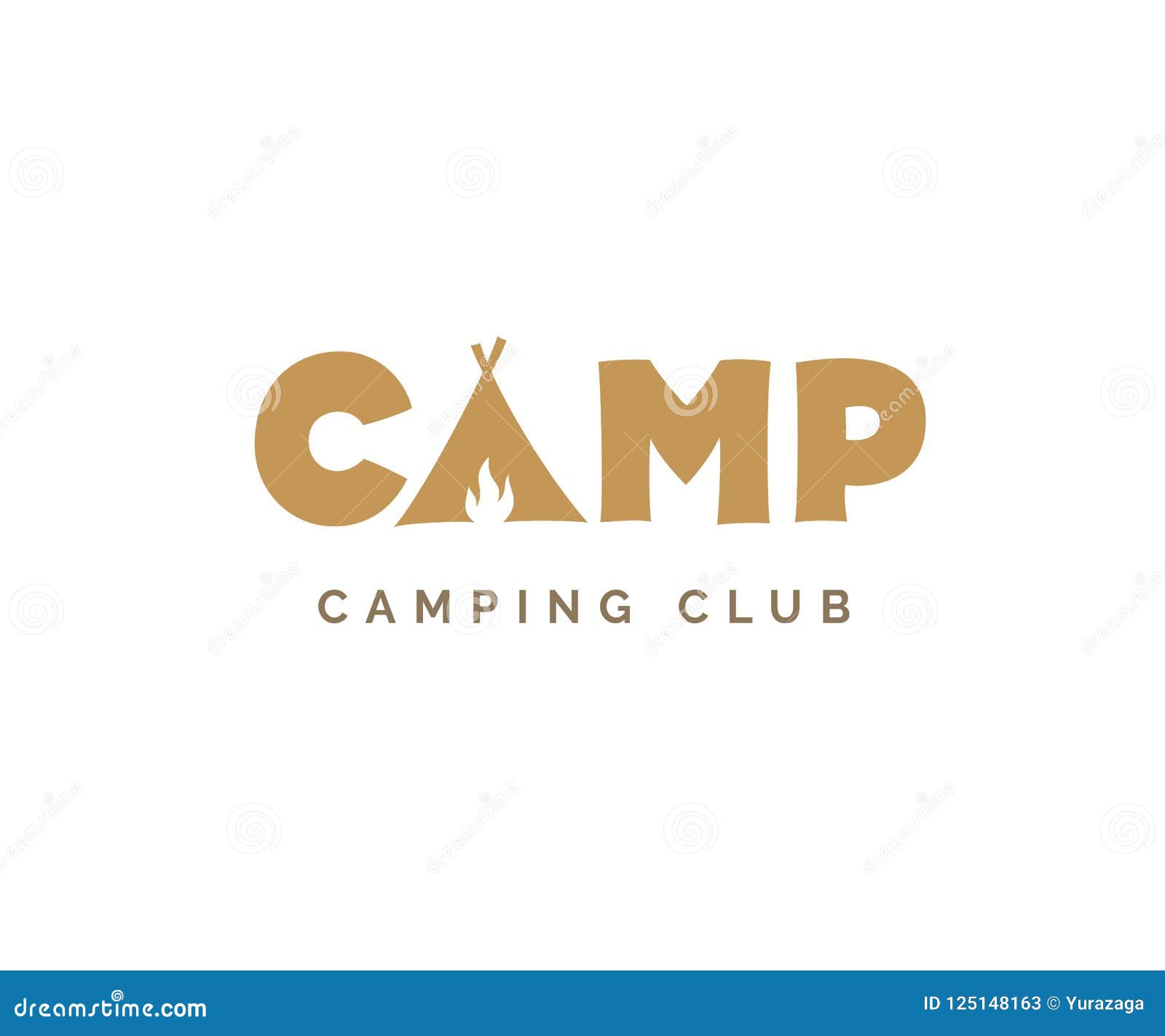 Camp vector sign stock vector. Illustration of rock - 125148163