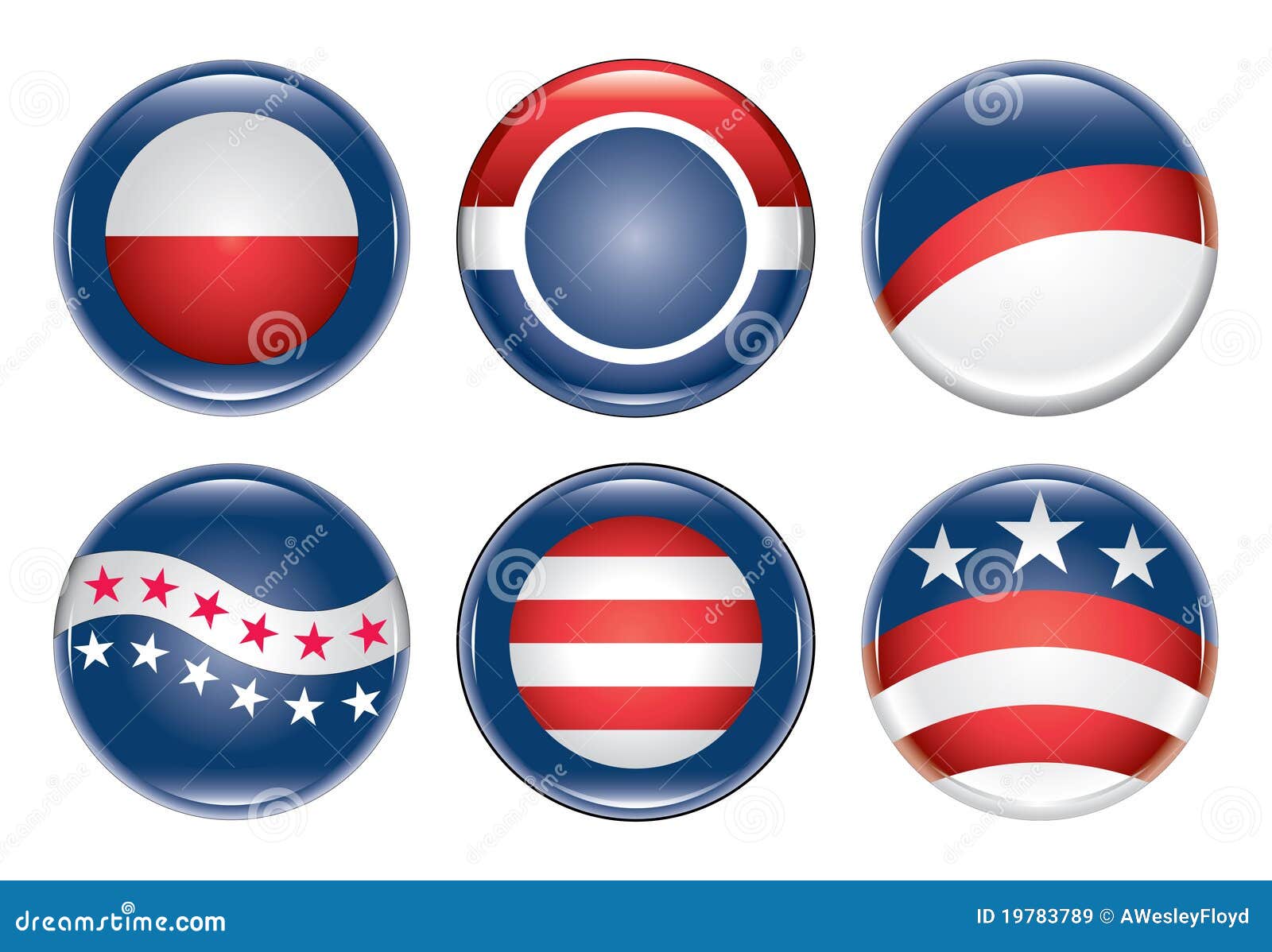 Campaign Buttons Blank stock vector. Illustration of political - 19783789