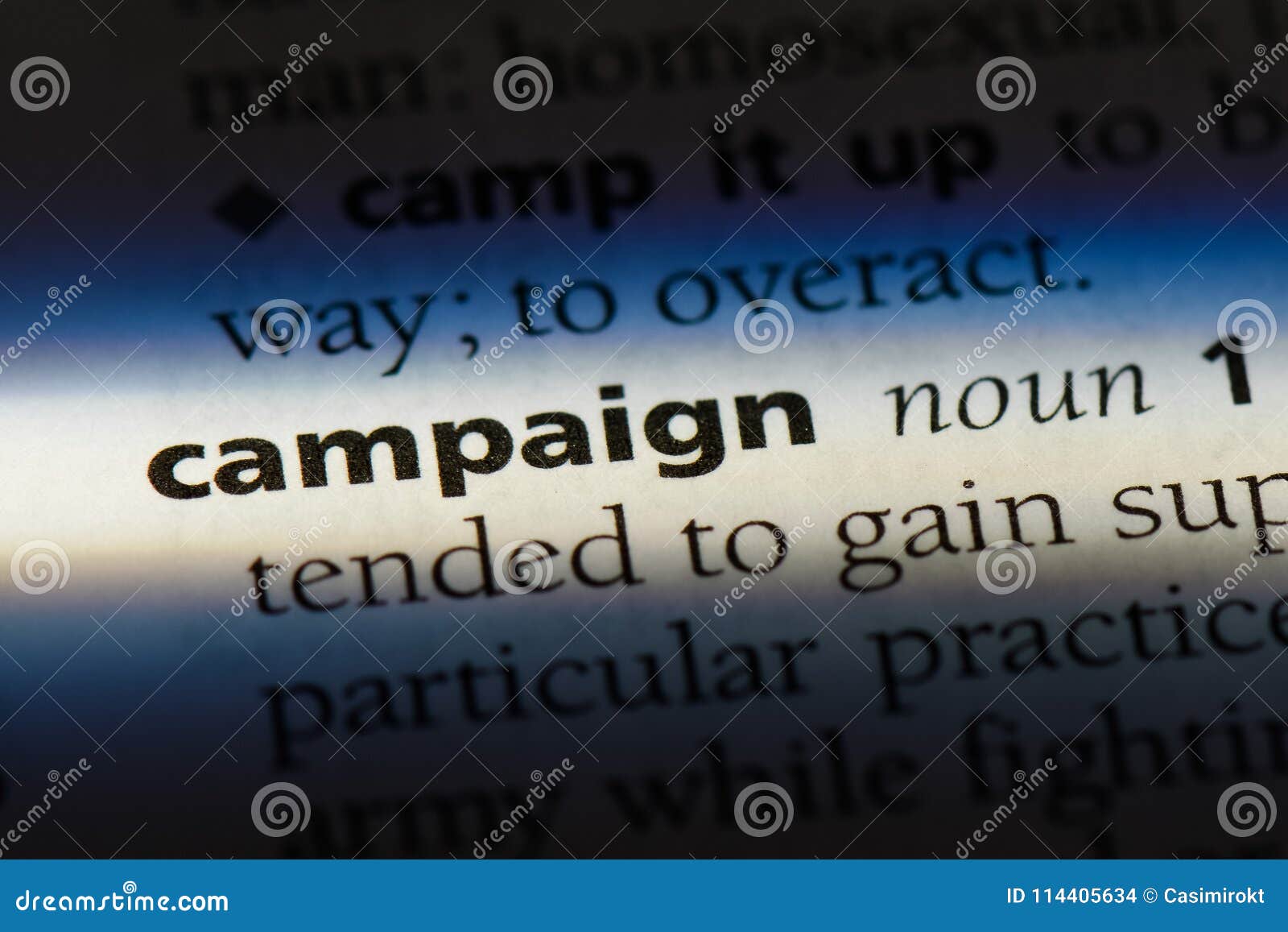 Campaign stock photo. Image of definition, macro, idea - 114405634