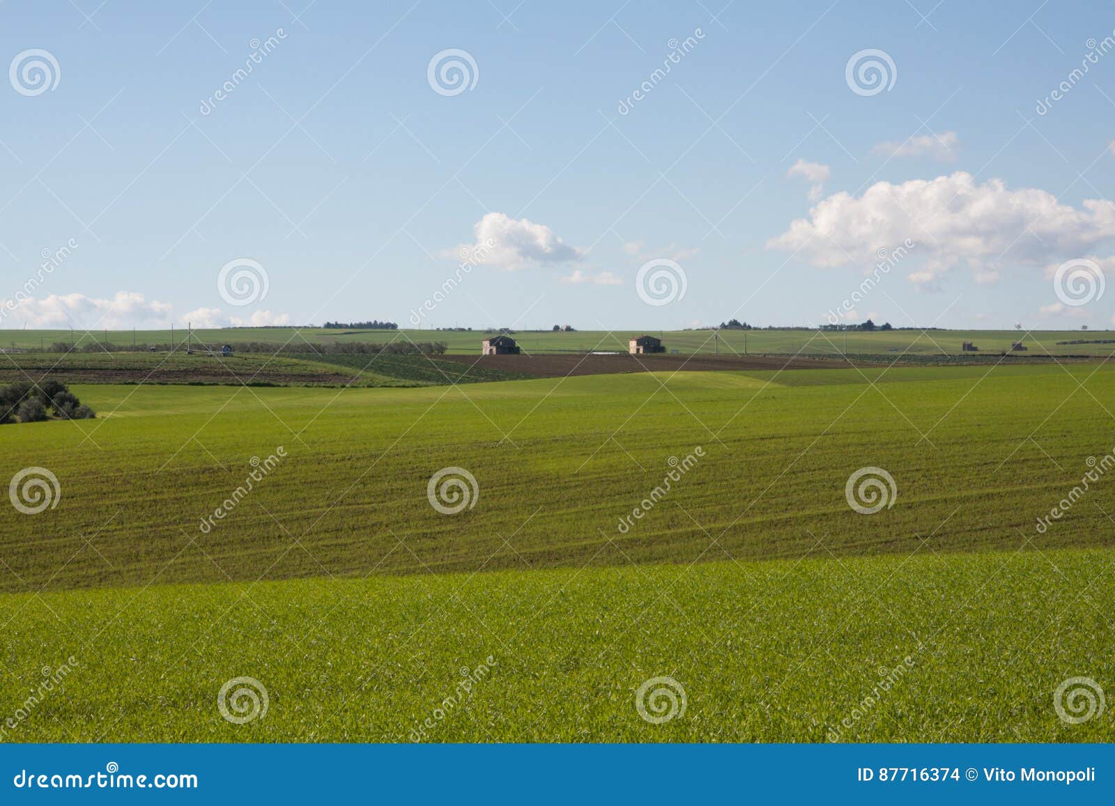 Campaign, an Open Field, Hills Stock Photo - Image of terra, landscape ...