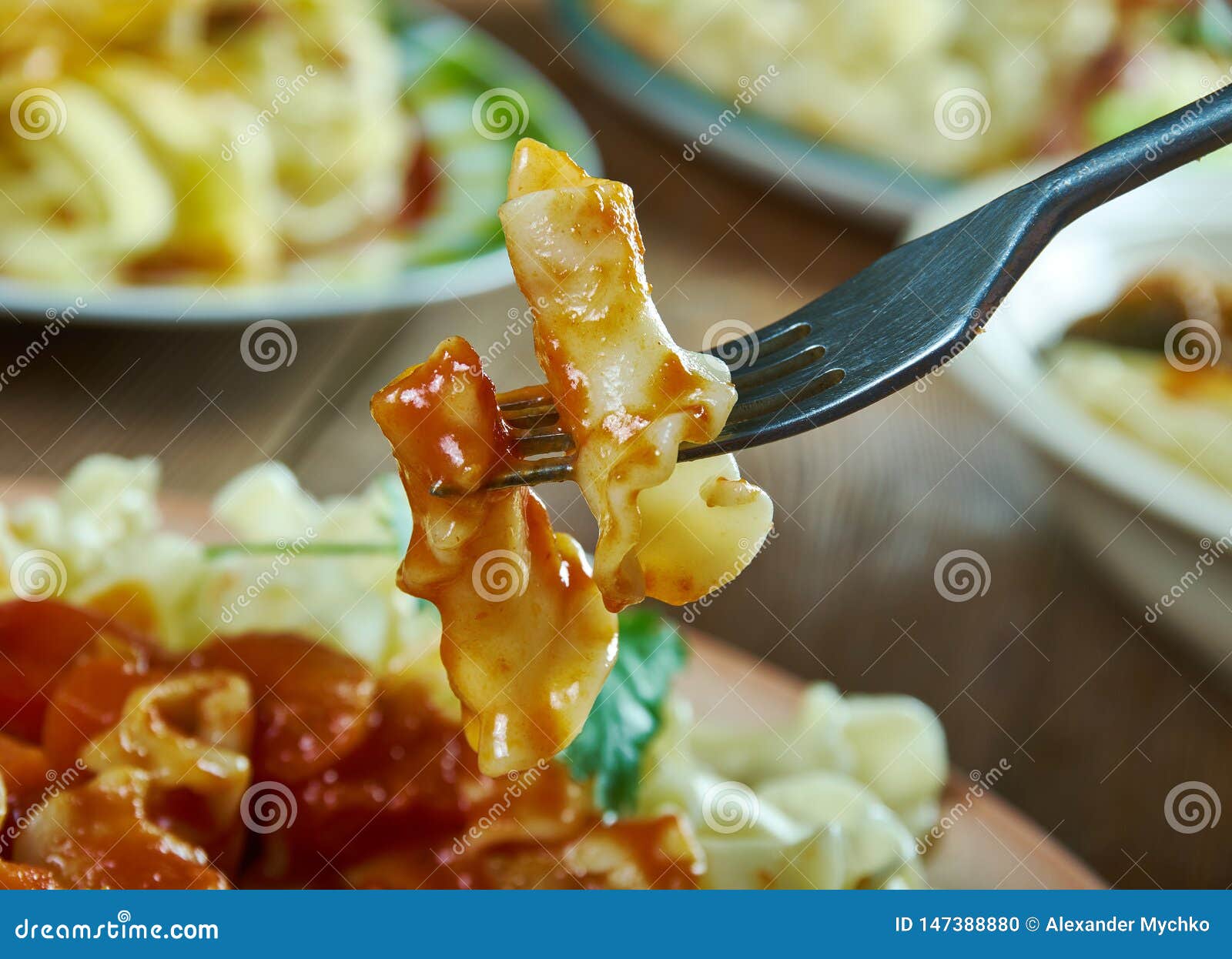 Campanelle pasta stock photo. Image of noodles, vierge - 147388880