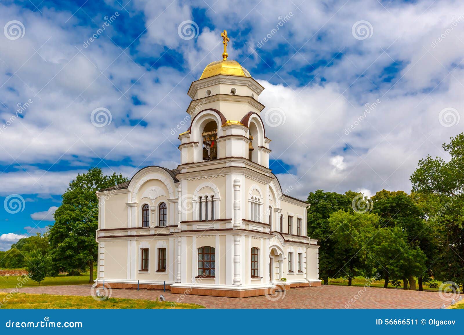 Campanile Della Fortezza Di Brest, Bielorussia Immagine Stock ...