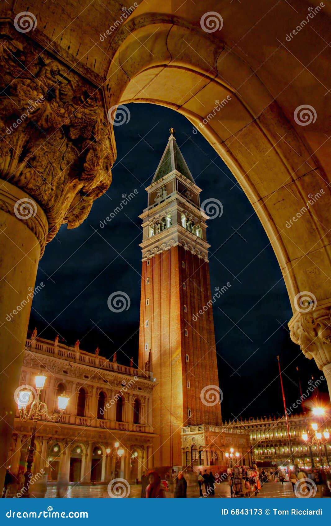Campanile,San Marco Square,venice Stock Image - Image of piazza ...