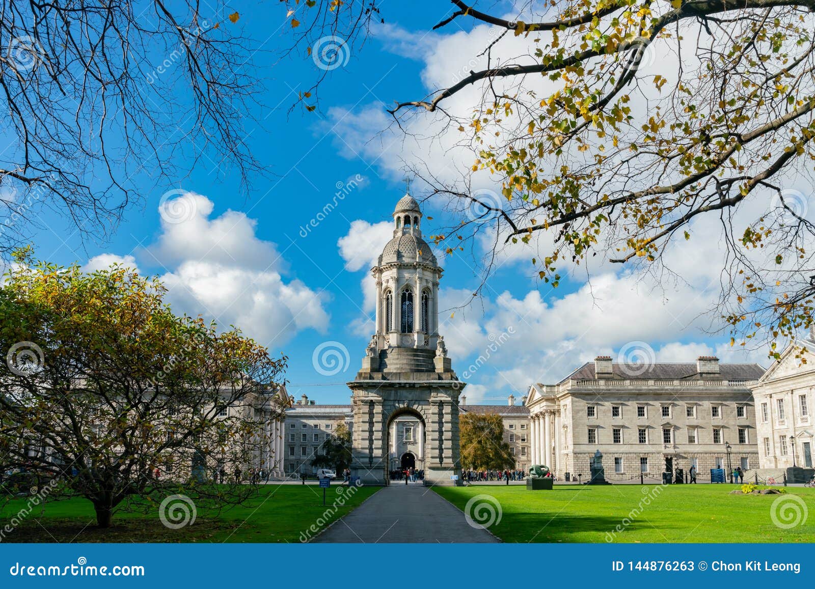 The Campanile of Trinity College Editorial Stock Photo - Image of ...