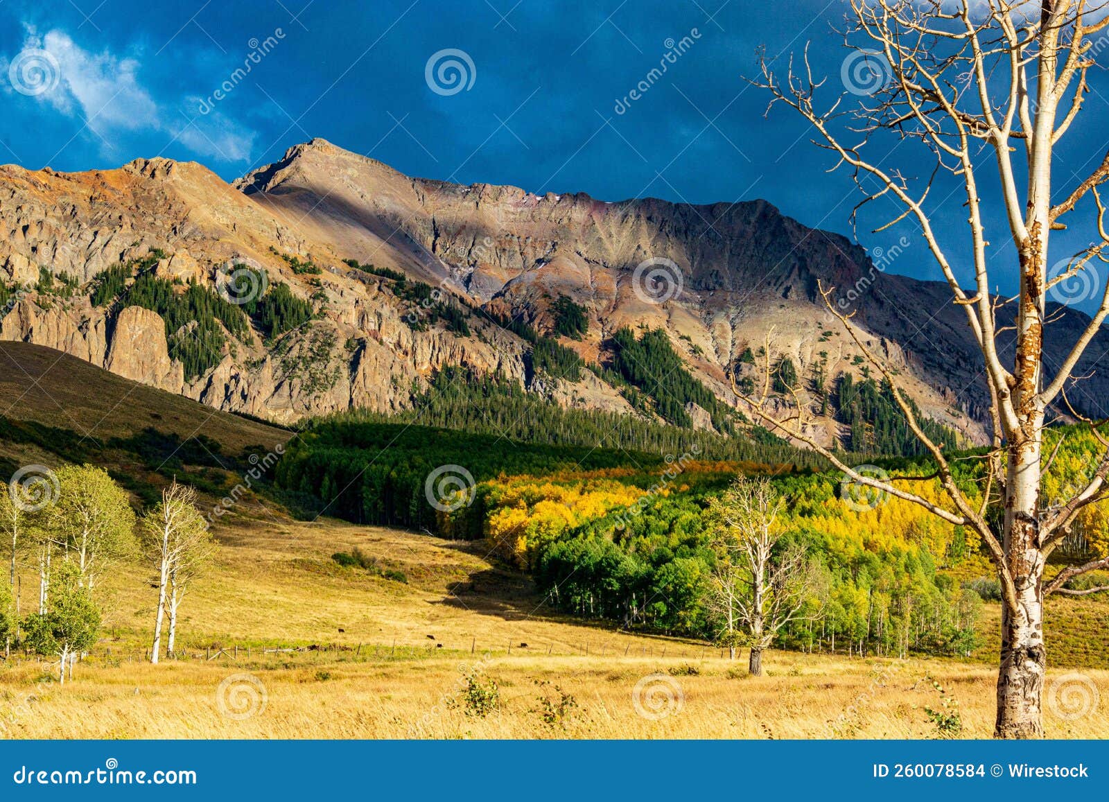 Campbell Peak Under the Sunlight in Colorado, USA Stock Photo - Image ...