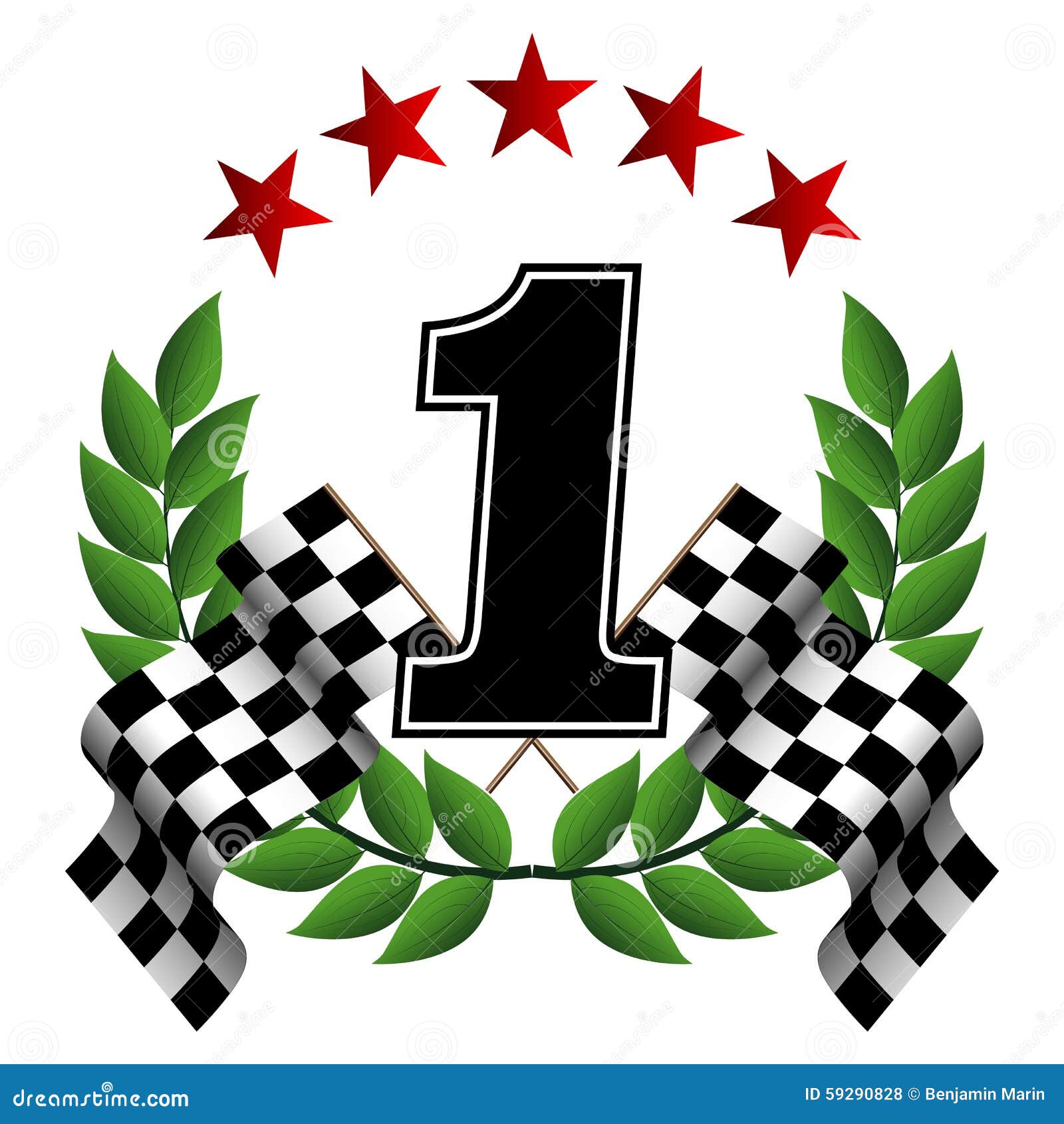 Campeón ilustración del vector. Ilustración de triunfo - 59290828