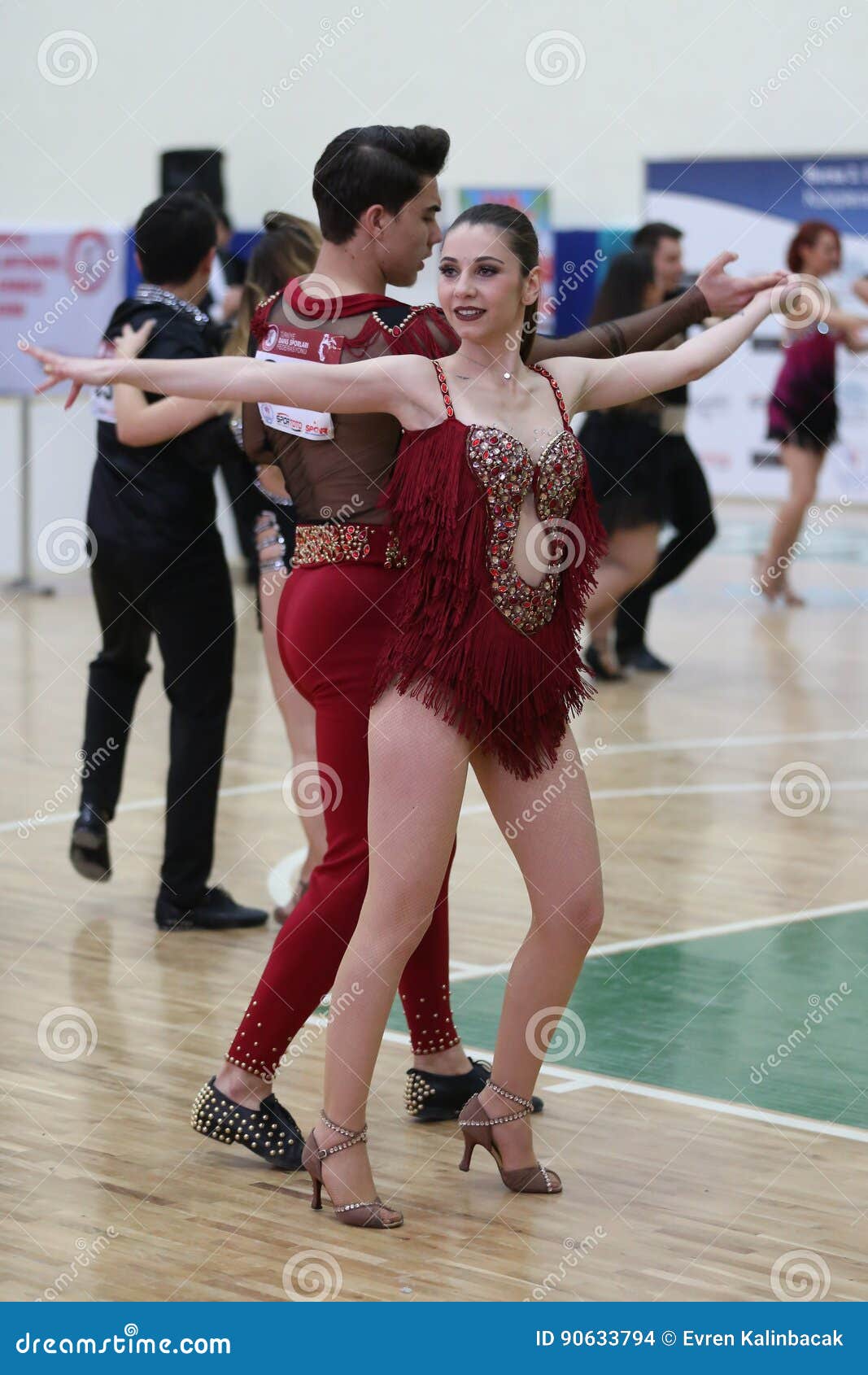Campeonato De La Danza De La Salsa Imagen de archivo editorial - Imagen ...