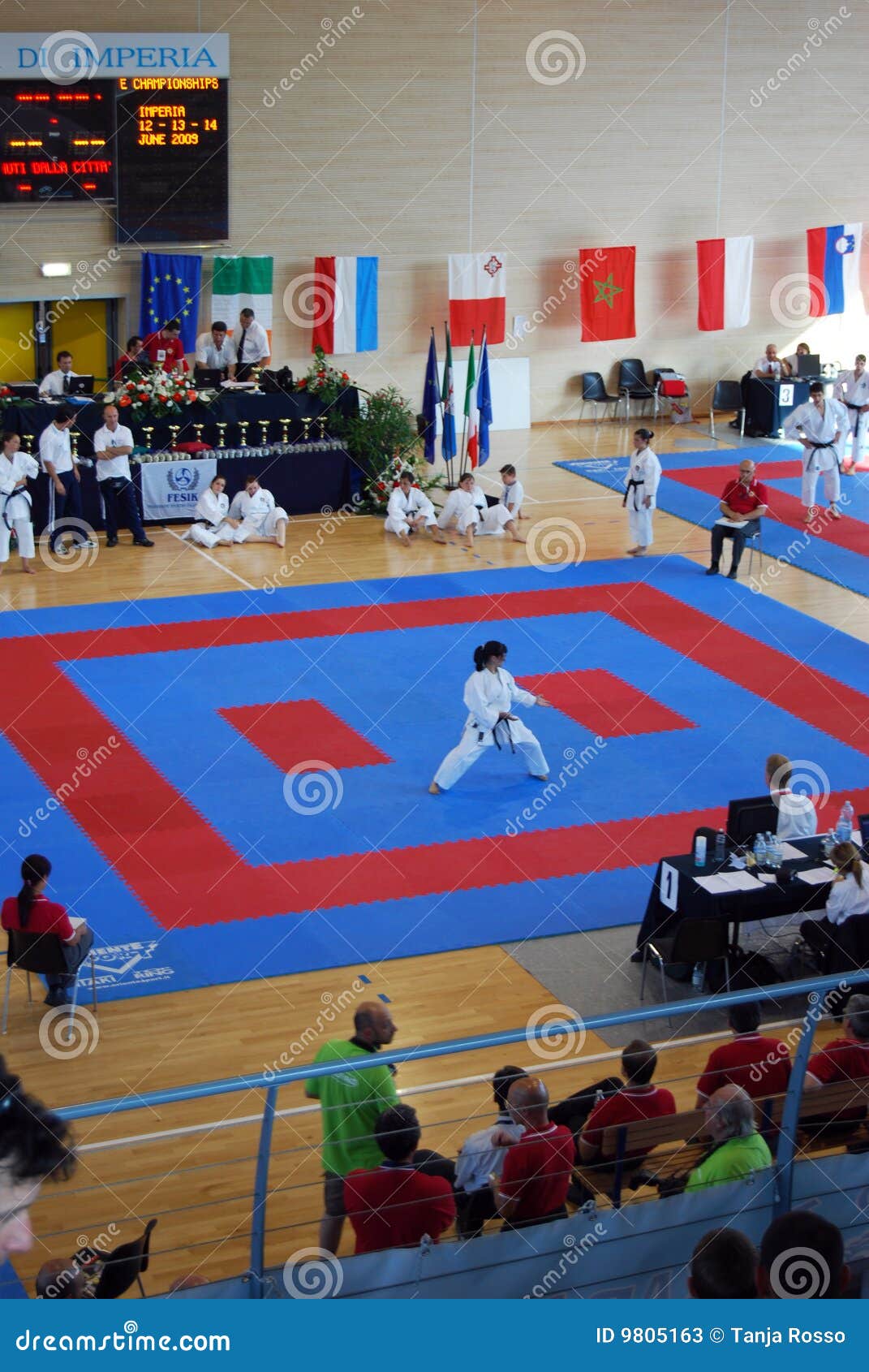 Campeonatos Europeos Del Karate De Wuko Foto de archivo editorial ...